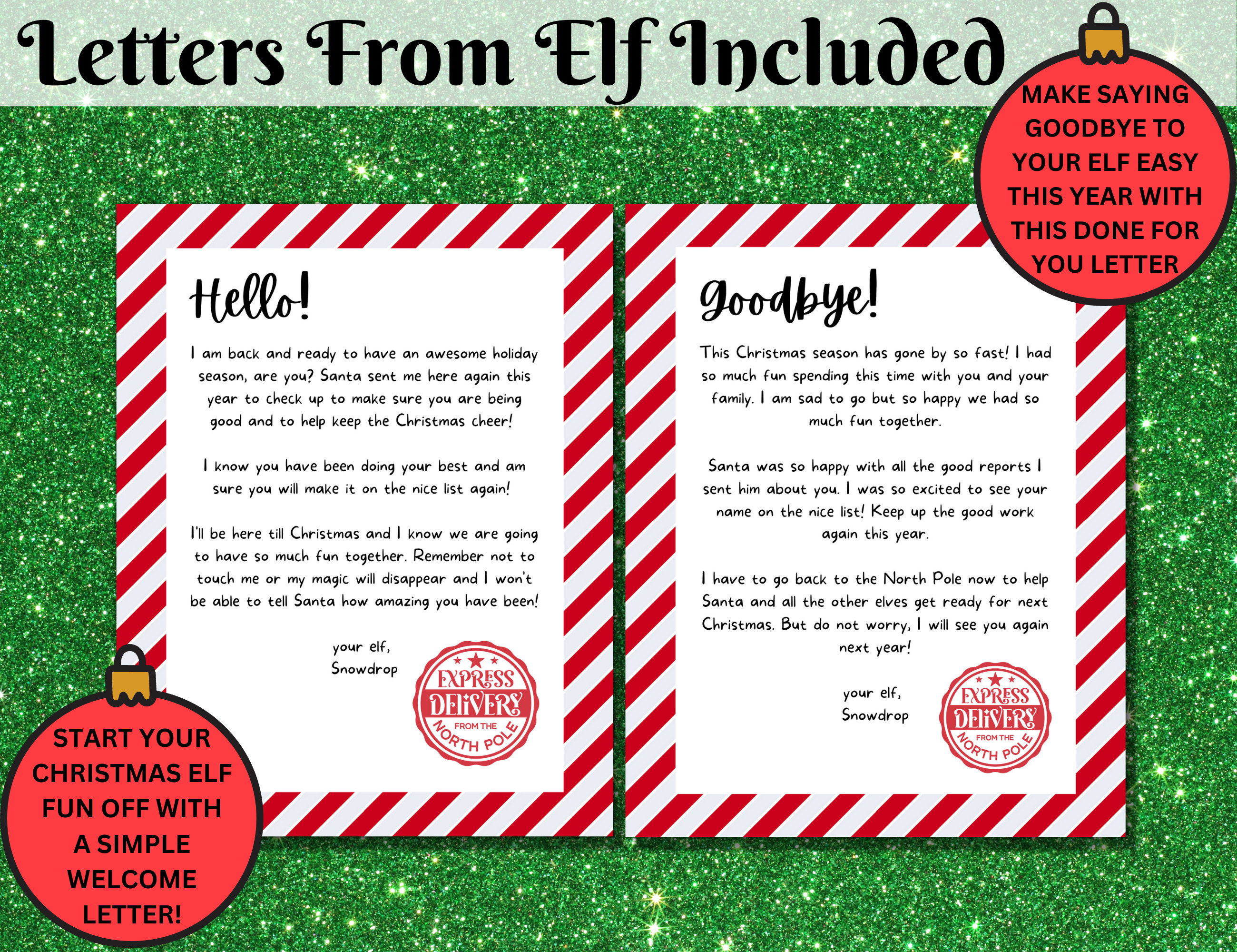 Printable Christmas Elf Kit, Elf Activity Kit, Easy Elf Ideas, Elf ...