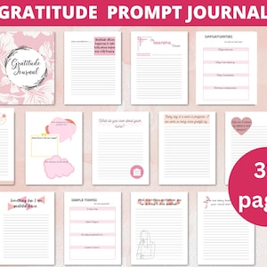 Printable Gratitude Journal Self Care Journal Mental Health - Etsy