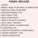 Rose Pink Meal Planner, Meal Prep, Meal Planning, Grocery List ...