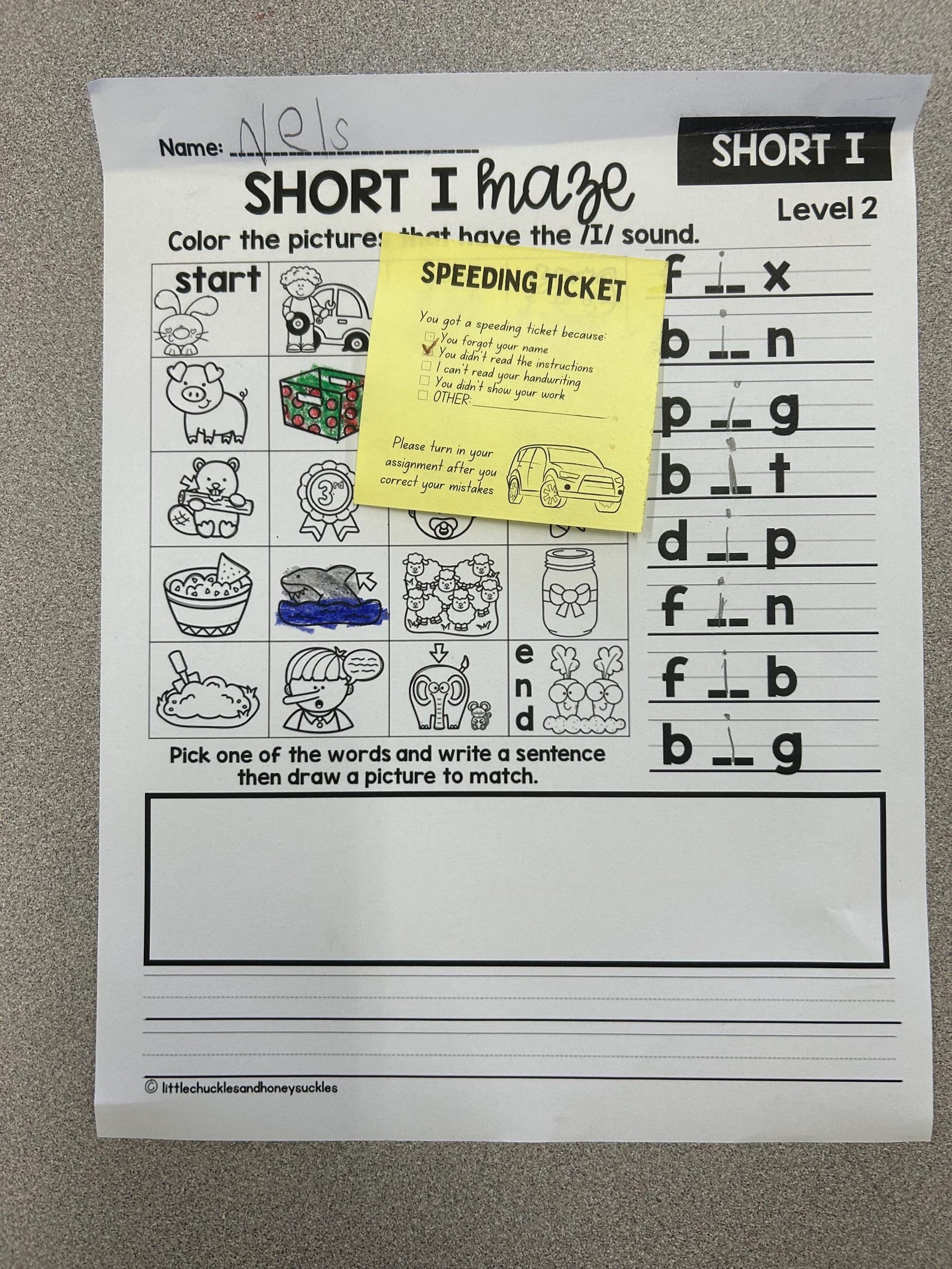 Speeding Tickets for School Work | Digital PDF - Etsy