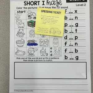 Speeding Tickets for School Work | Digital PDF - Etsy