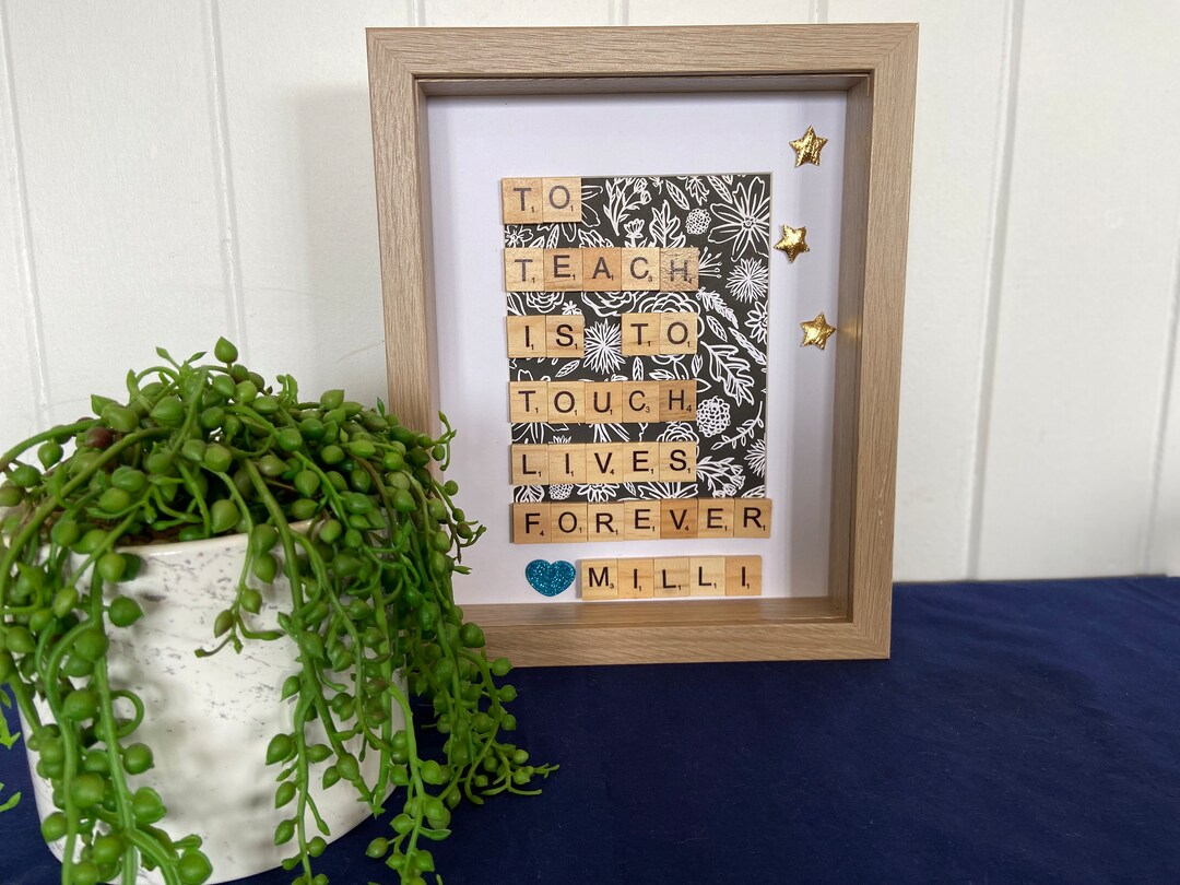 End of Year Teacher Frames Teacher Gift Personalised - Etsy