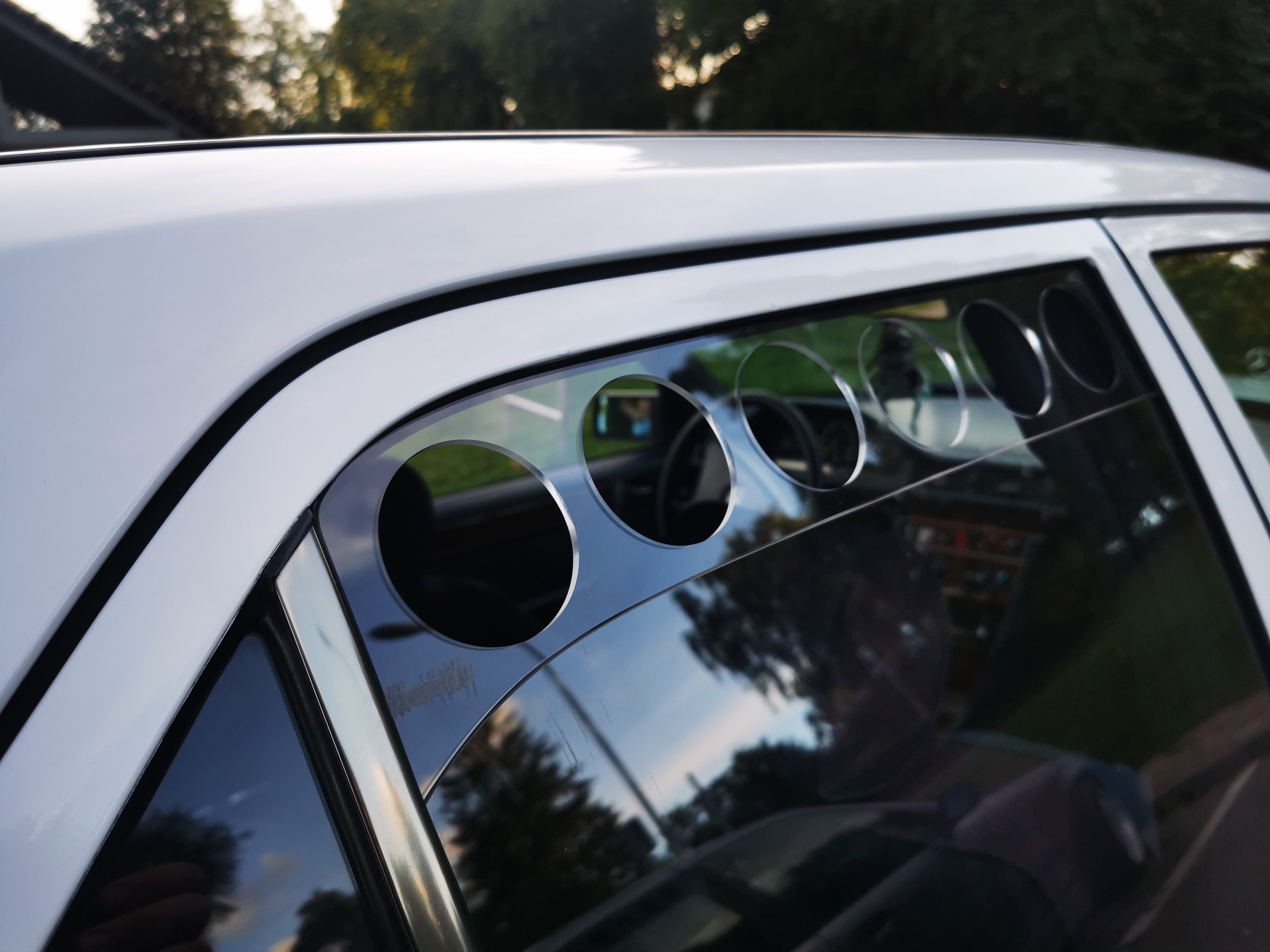 W124 Mercedes Benz E Class Custom Window Vents Style for Ventilation ...