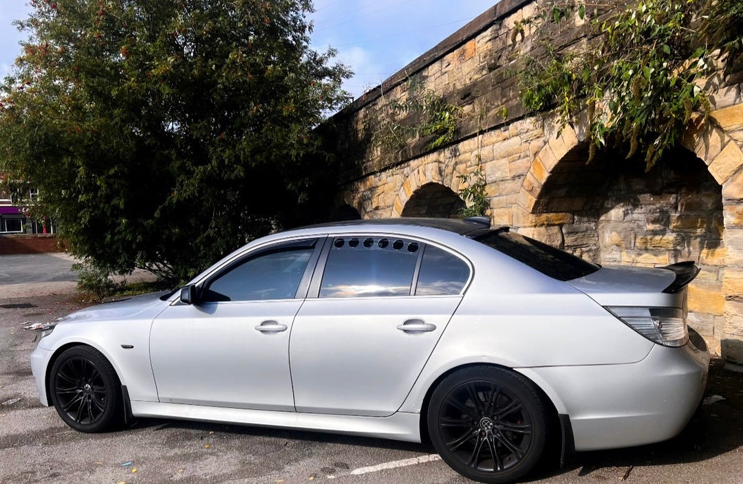 E60 Rear Window Vents for Drift, Style or Dog Safety. Made Out of 4mm ...