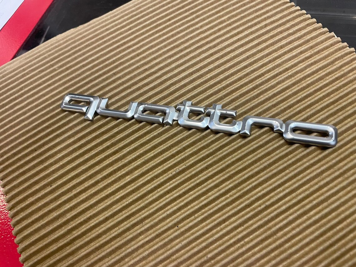 3D Printable Quattro Badge STL File Digital Download - Etsy