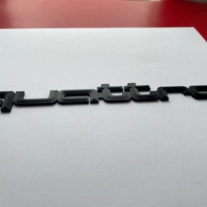 3D Printable Quattro Badge STL File Digital Download - Etsy