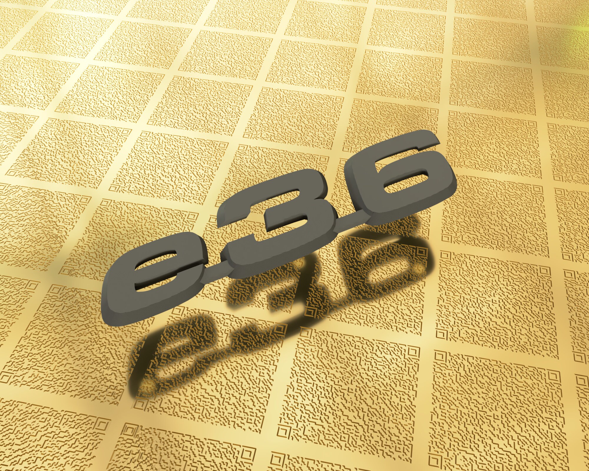 E36 3D Printable Badge With Magnet Openings STL OBJ Digital File - Etsy