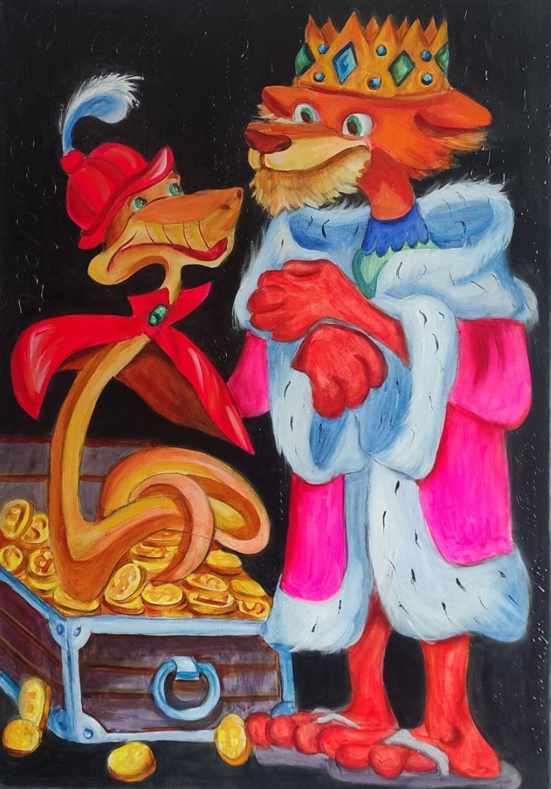 Robin Hood Snake King Art Print: Colorful Graphics (digital Download ...