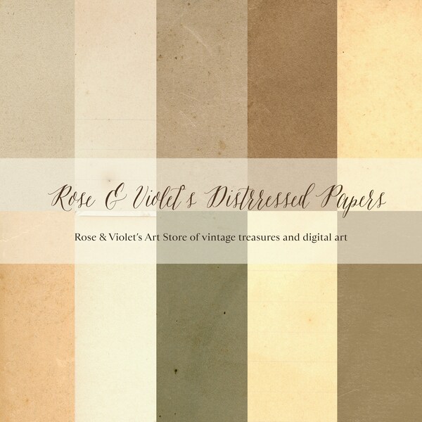 Tattered Antique Music Sheet Collection 2, Antique Music Papers ...