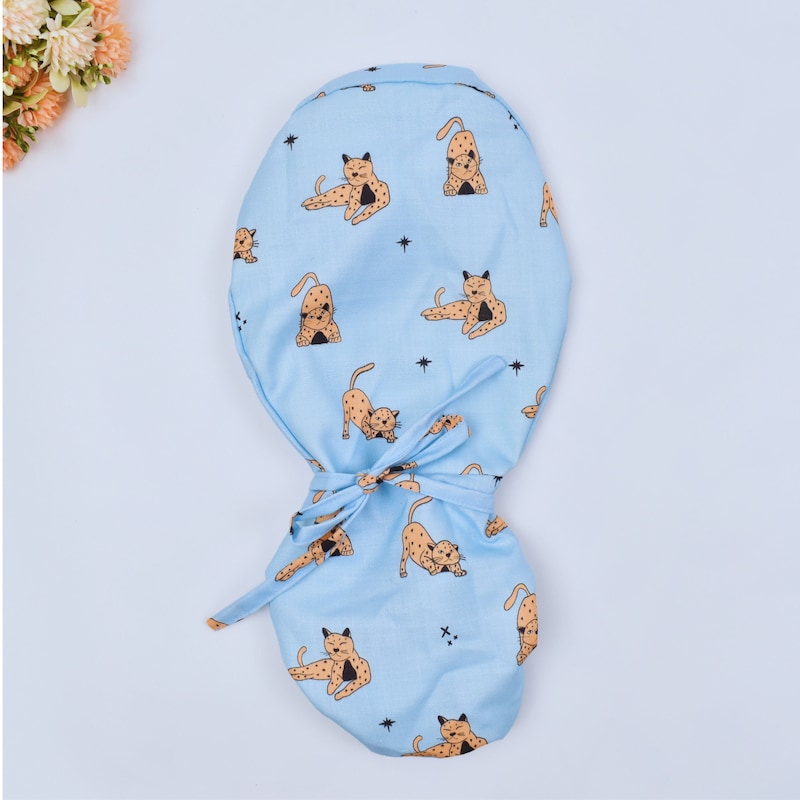 Scrub Hat With Cinch Ties - Etsy