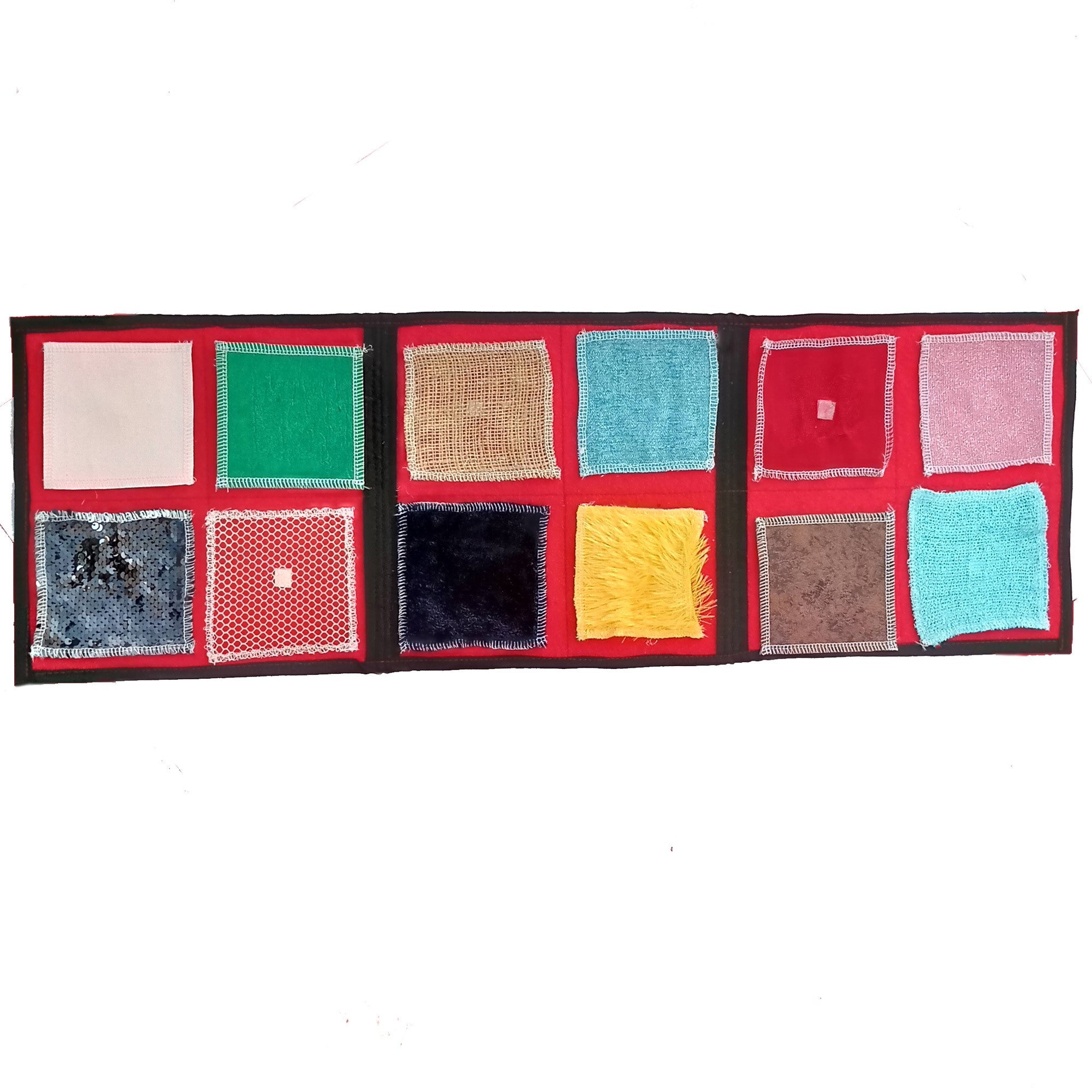 Touchables Sensory Squares Book, Textured Removable Squares, Toddler ...