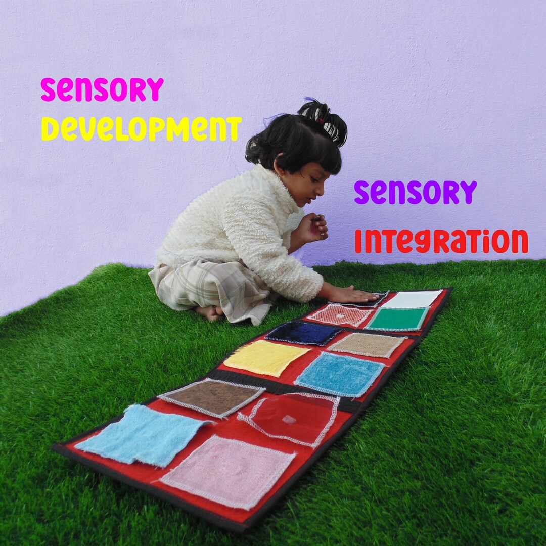 Touchables Sensory Squares Book, Textured Removable Squares, Toddler ...