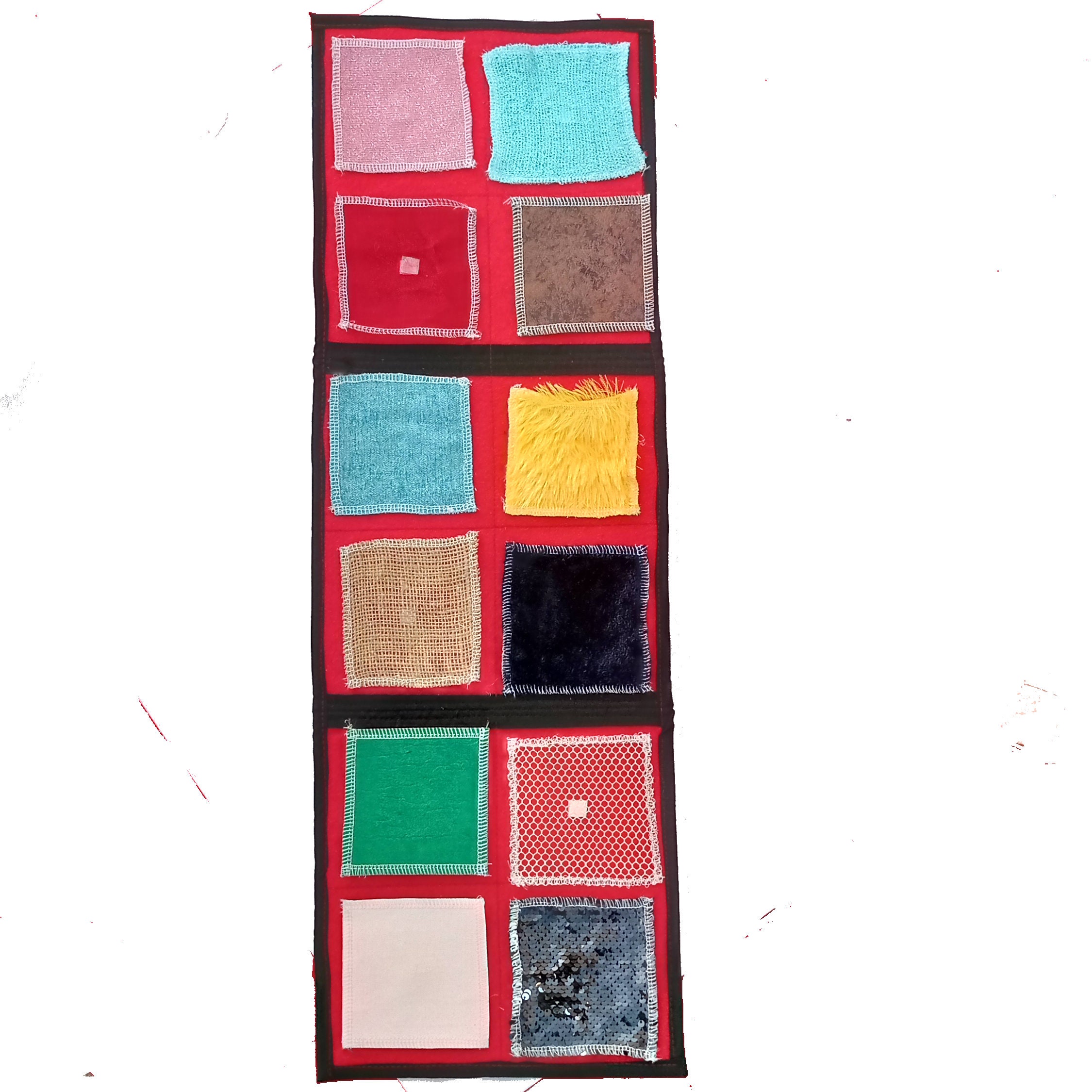 Touchables Sensory Squares Book, Textured Removable Squares, Toddler ...