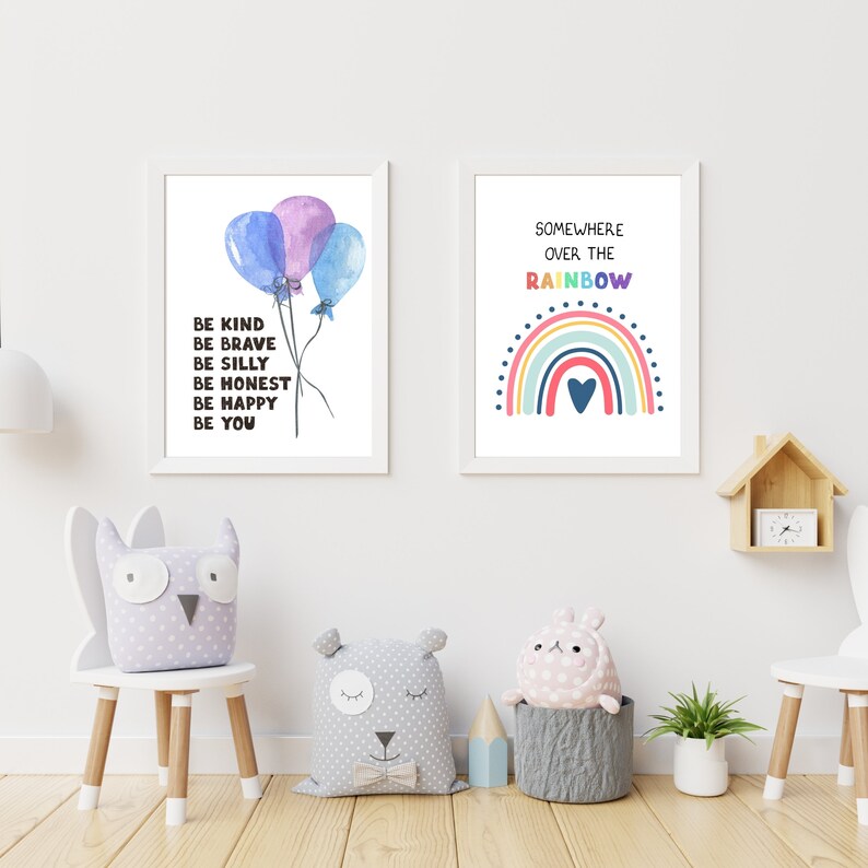 Preschool Educational Posters, 14 Montessori Classroom Wall Art ...