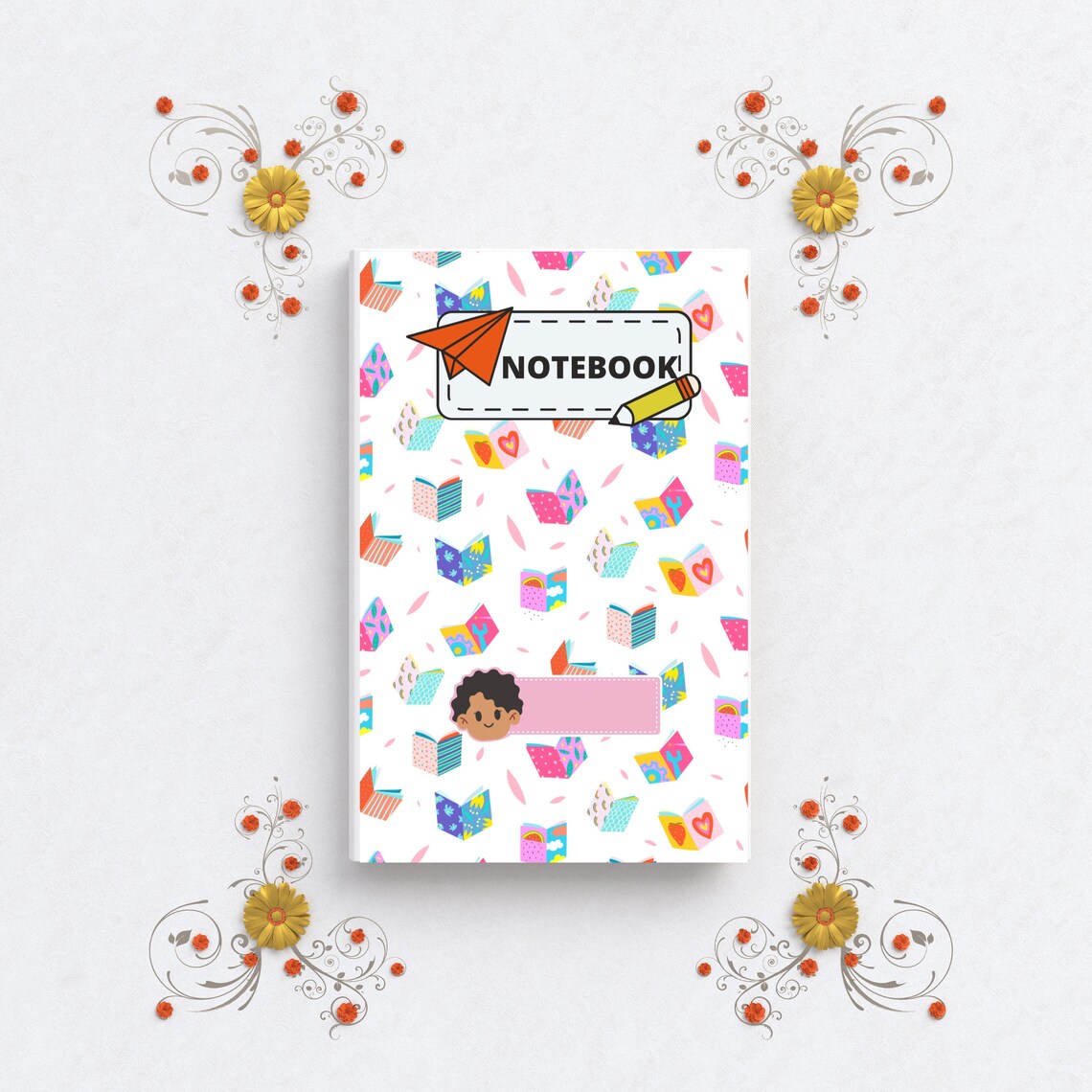 Printable Book Cover, Kids Coloring Book Cover, Back to School, 9 ...