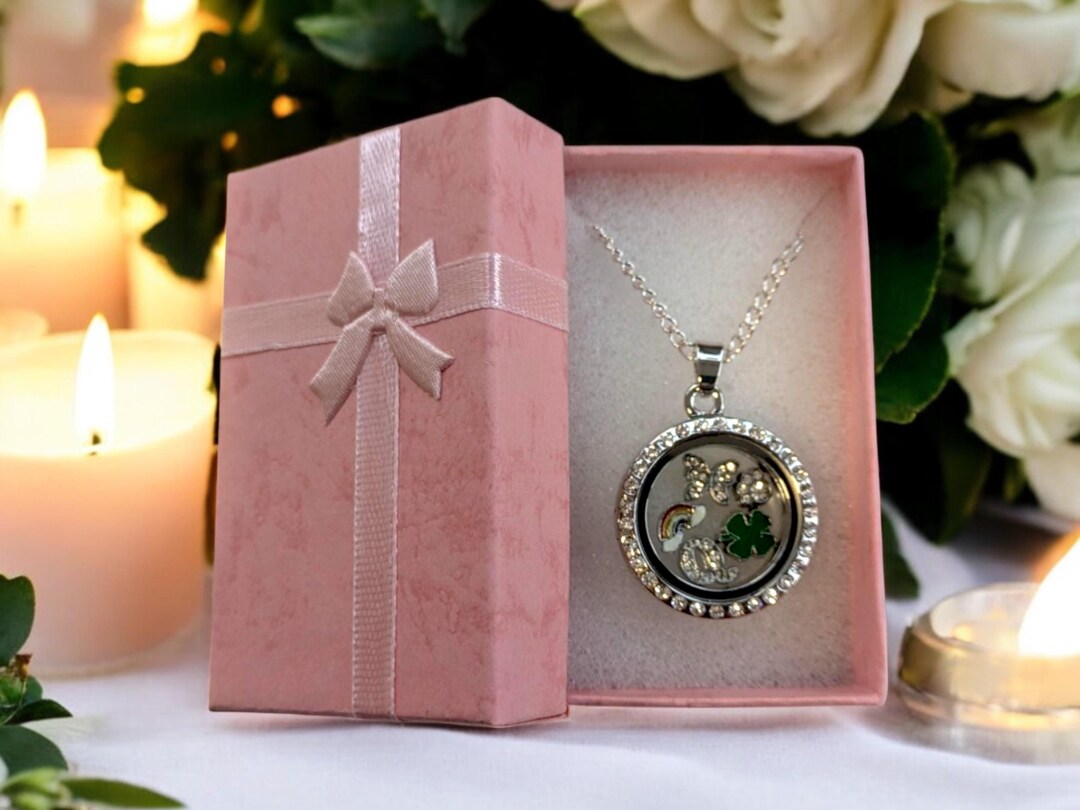 Choose Your Own Charms, Floating Charm Memory Locket, Charm Necklace ...