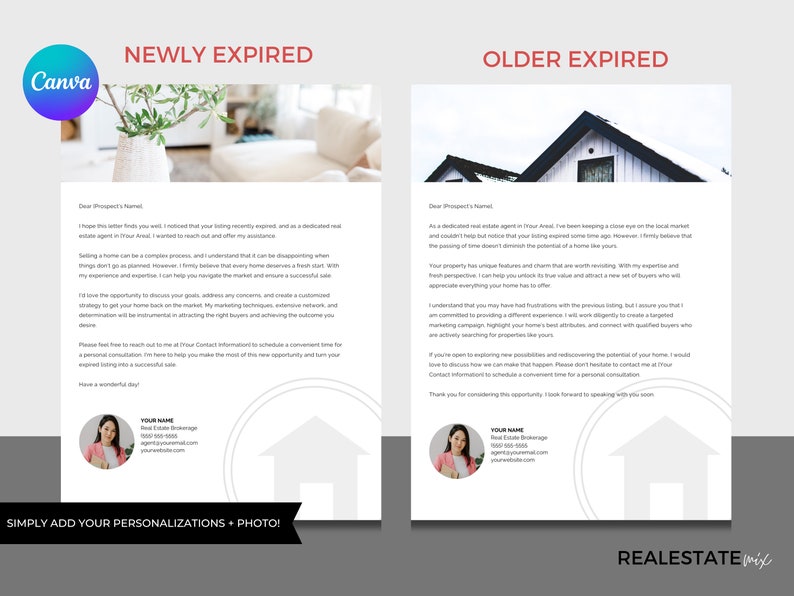 10 Real Estate Prospecting Letters Package, Lead Generation Letters ...