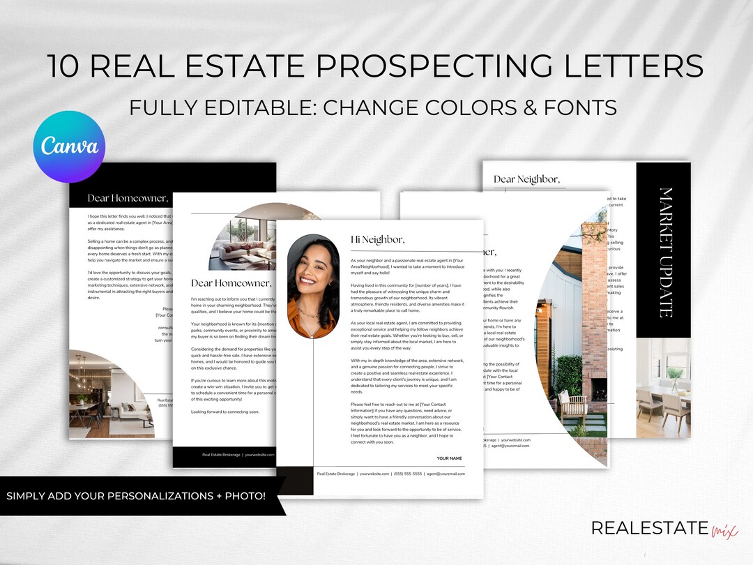 10 Real Estate Luxury Prospecting Letters, Lead Generation Letters ...