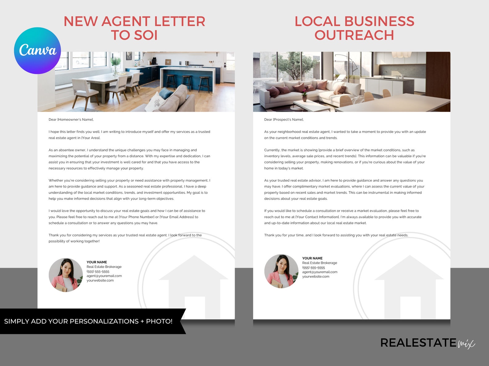 10 Real Estate Prospecting Letters Package, Lead Generation Letters ...