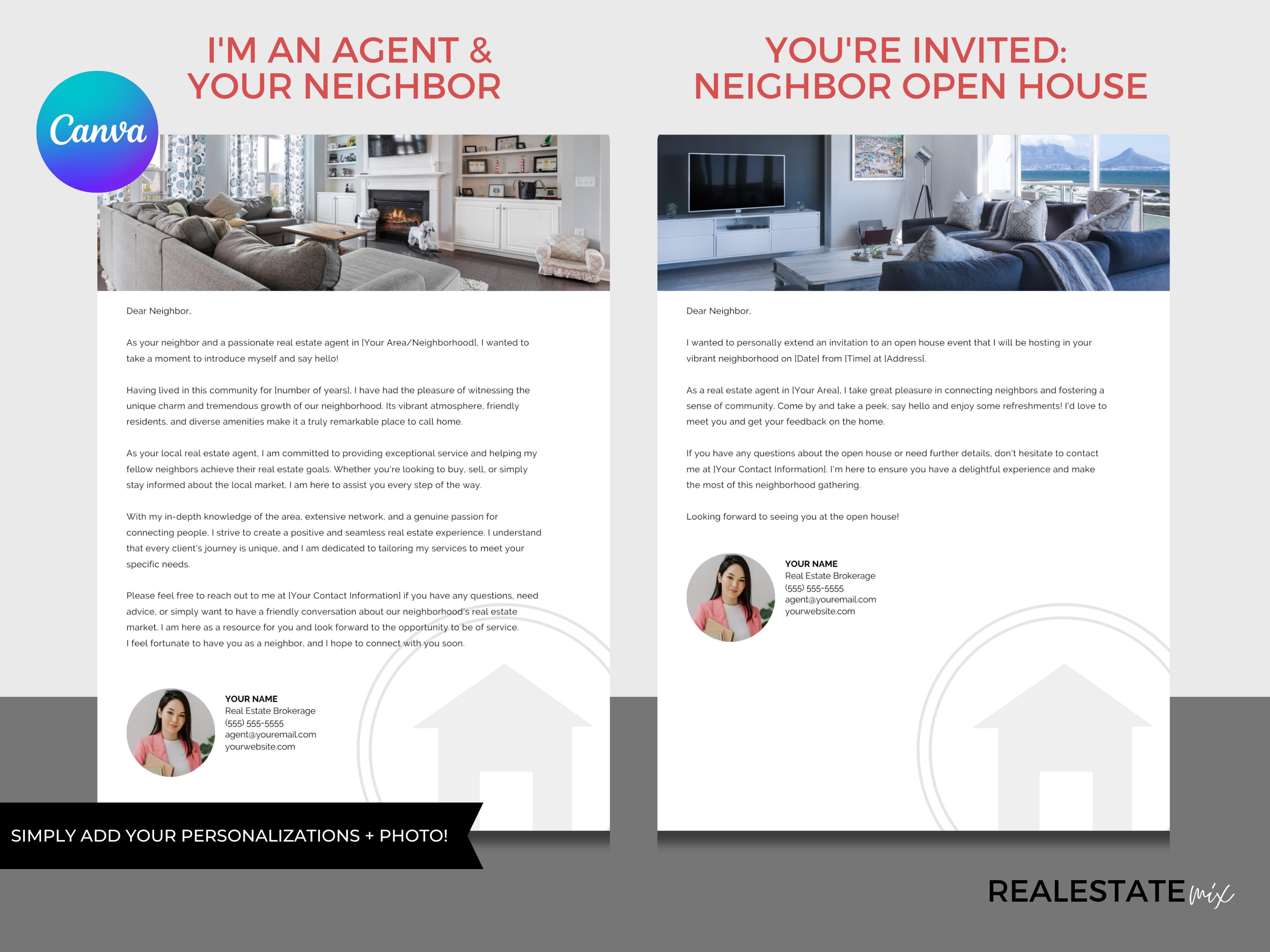 10 Real Estate Prospecting Letters Package, Lead Generation Letters ...