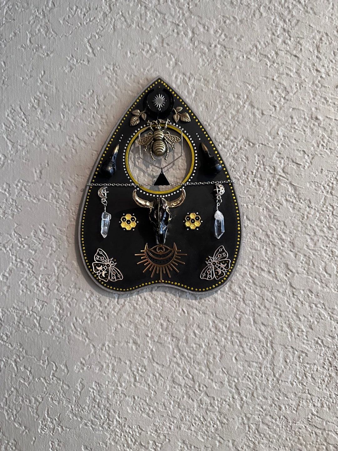 Charmed Bee Planchette, Witchy Gothic Ouija Board Accessory, Perfect ...