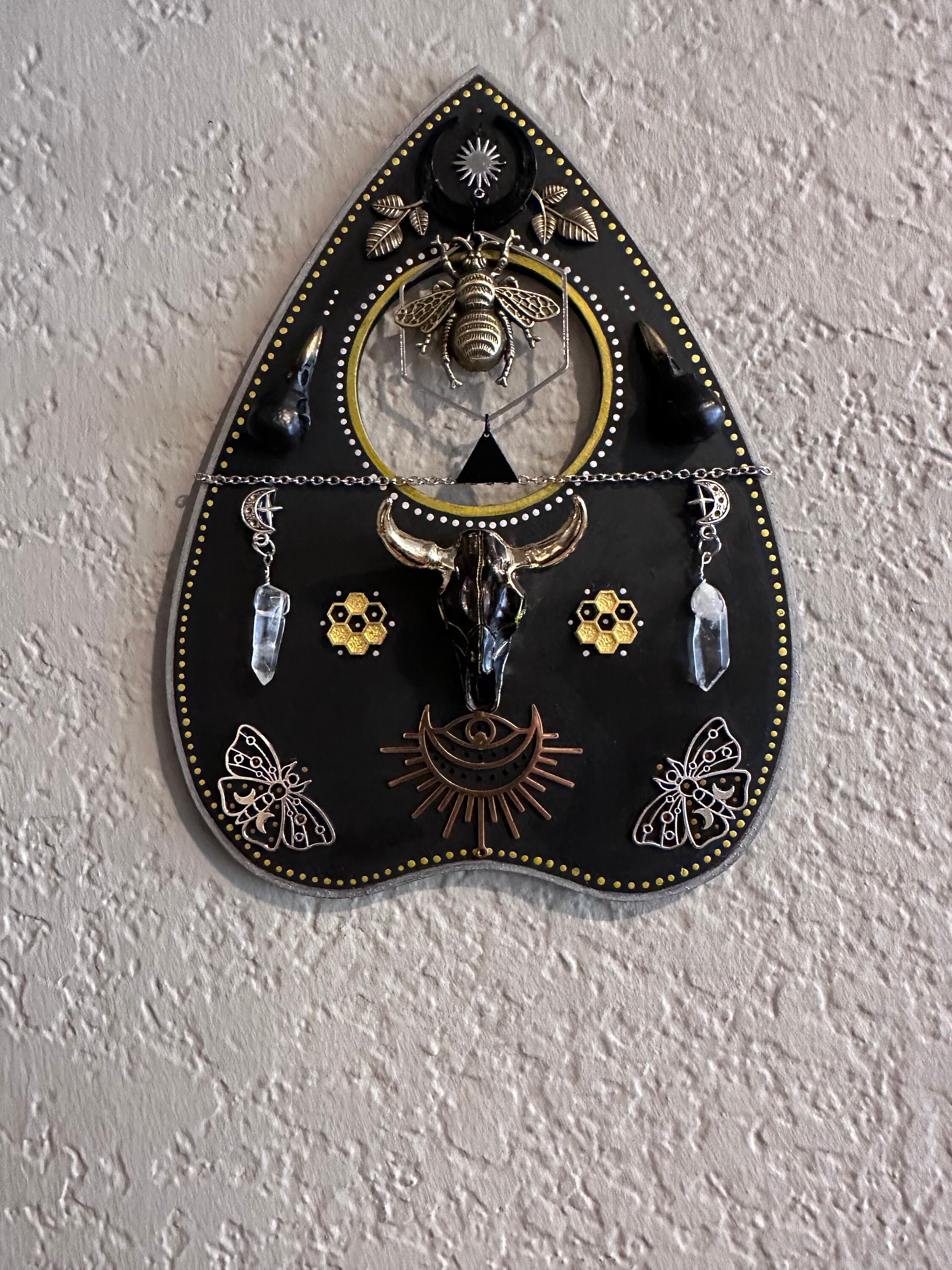 Charmed Bee Planchette, Witchy Gothic Ouija Board Accessory, Perfect ...