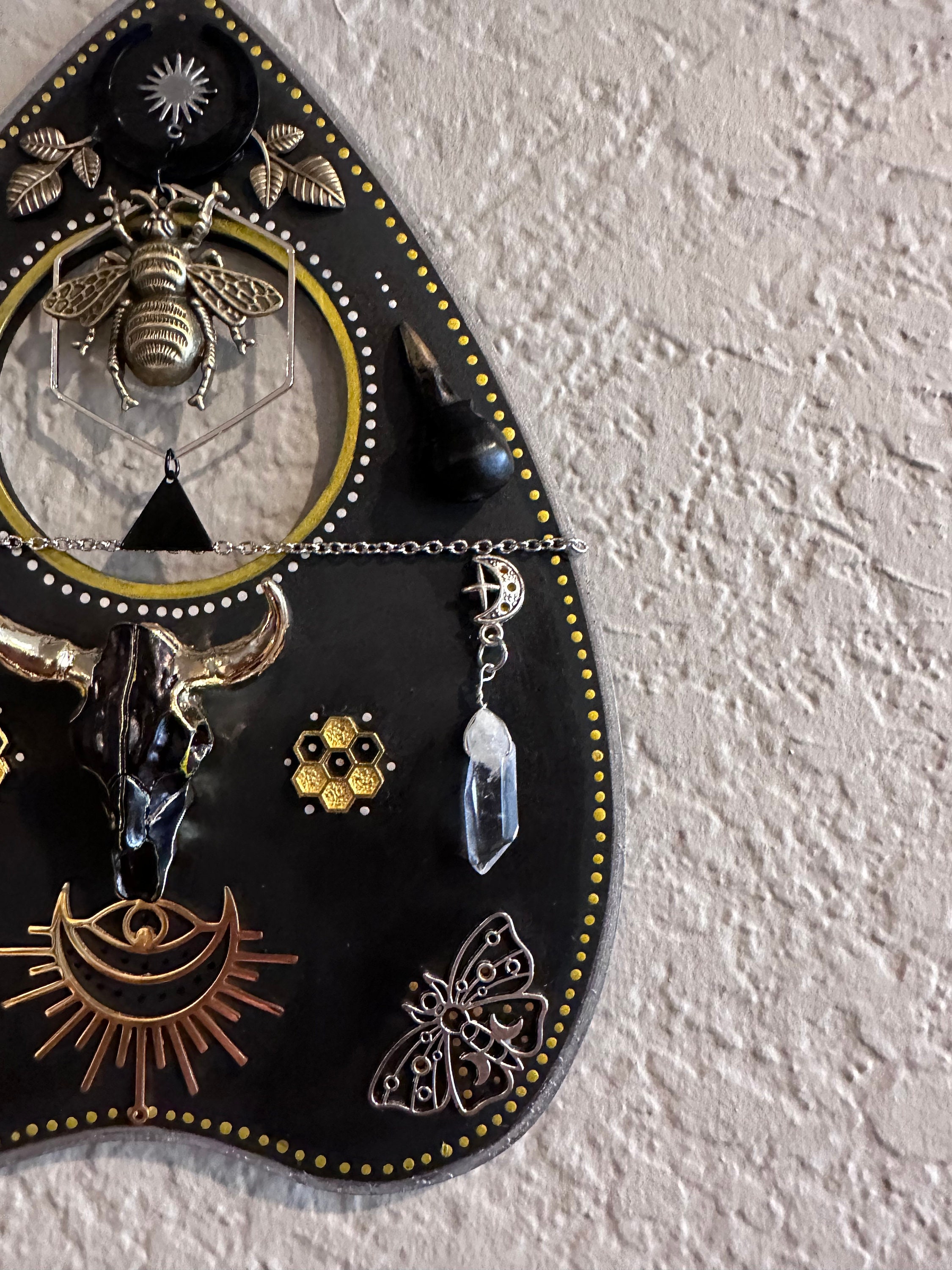 Charmed Bee Planchette, Witchy Gothic Ouija Board Accessory, Perfect ...