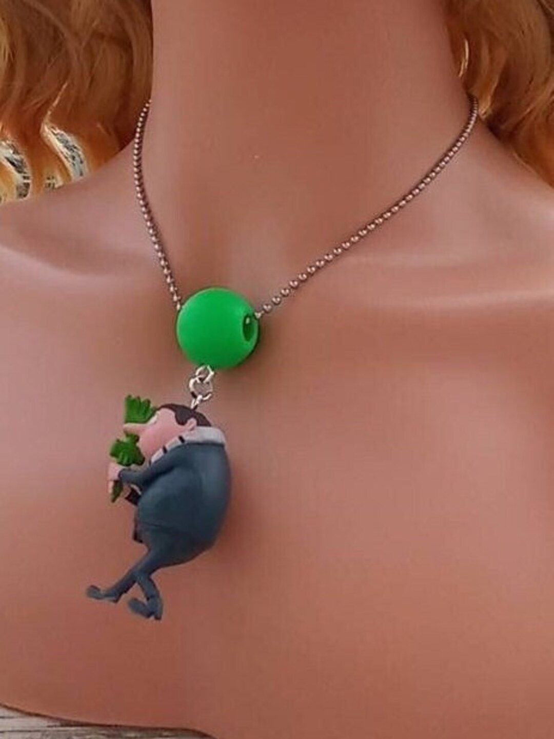 Toddler Boy Necklace Monster Necklace Ball Chain Necklace Toy Necklace ...