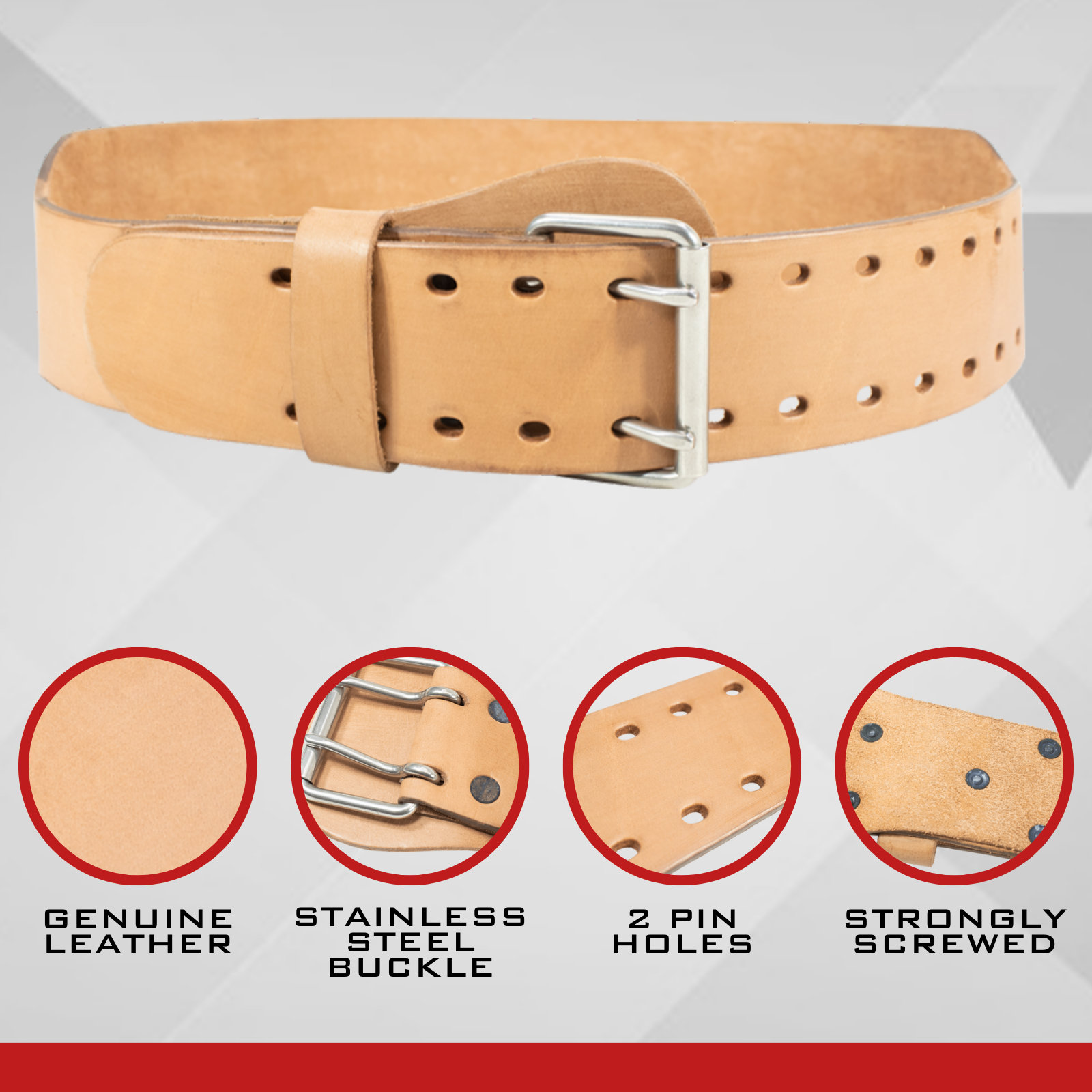 Genuine Leather Weight Lifting Belt Gym Training Belt for Men/women ...