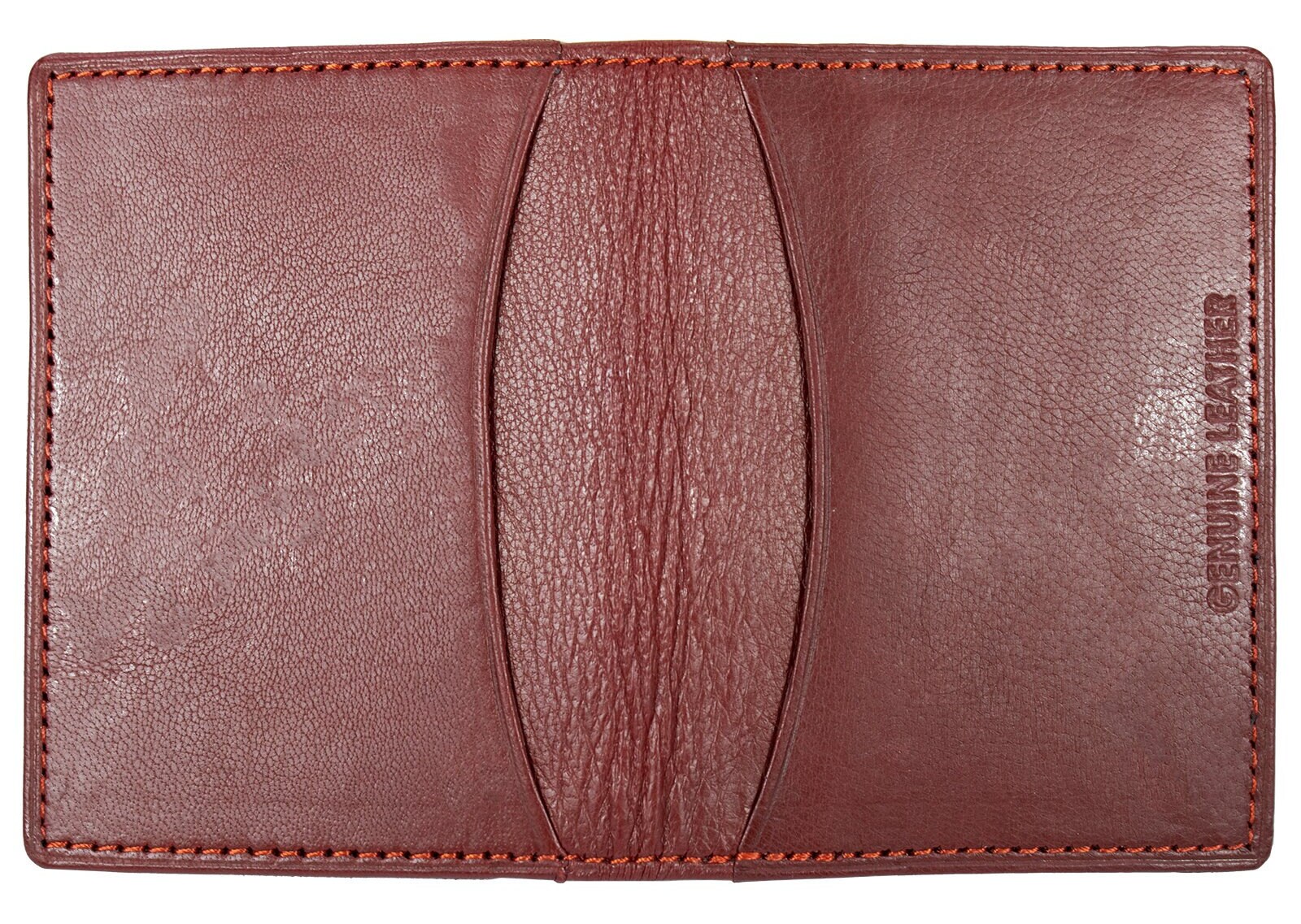 Genuine Leather Credit Card Caseid Window Pocketoffice - Etsy