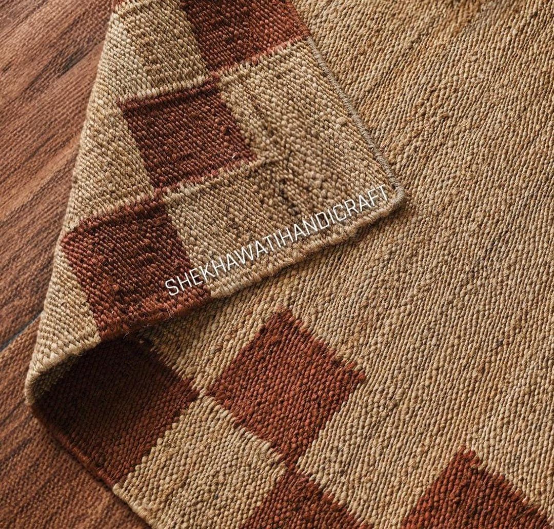 Handmade Jute Rug, Natural Fiber Area Rug, Farmhouse Rug, Boho Rug ...