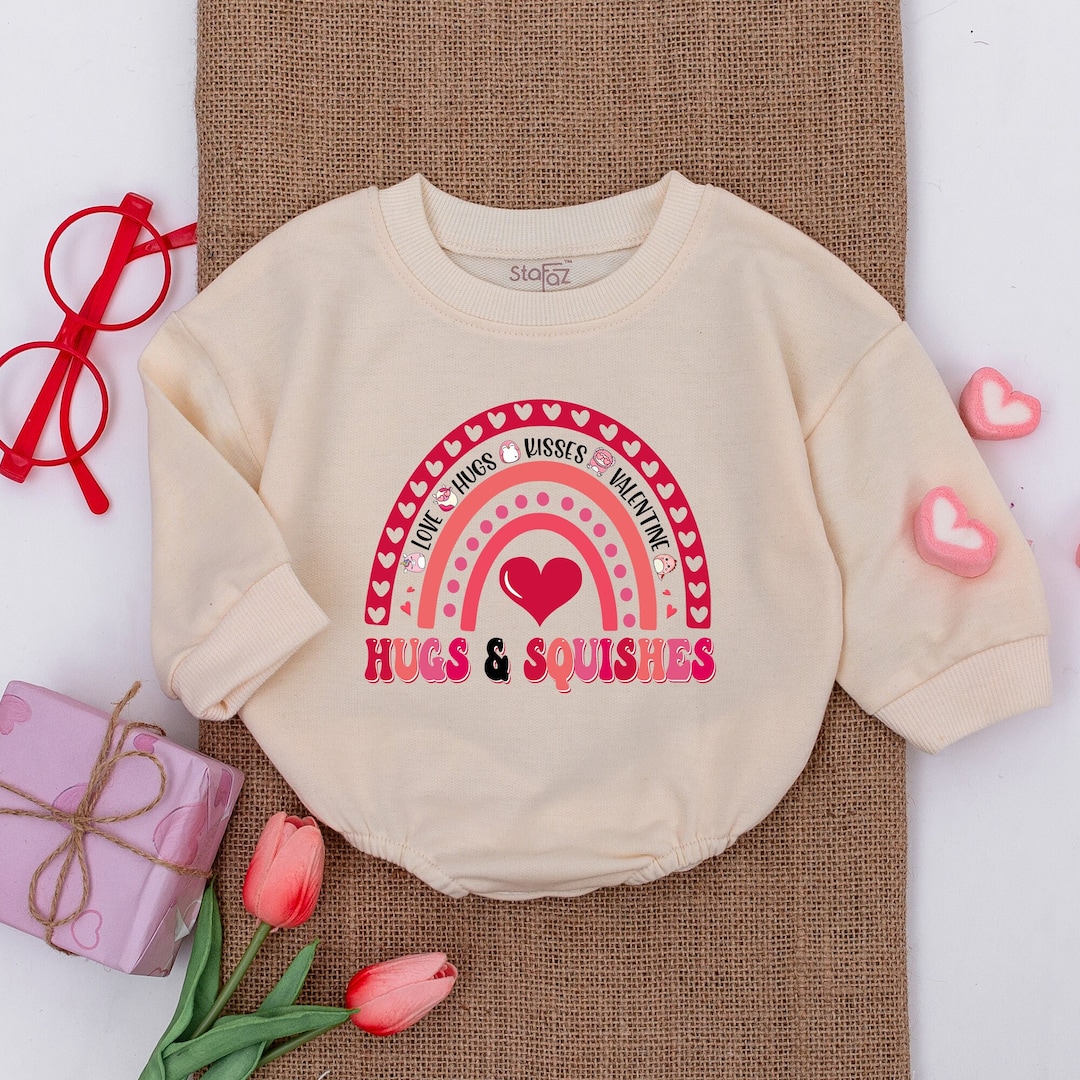 Hugs and Squishes Baby Girl Romper, Squishmallow Baby Clothing ...