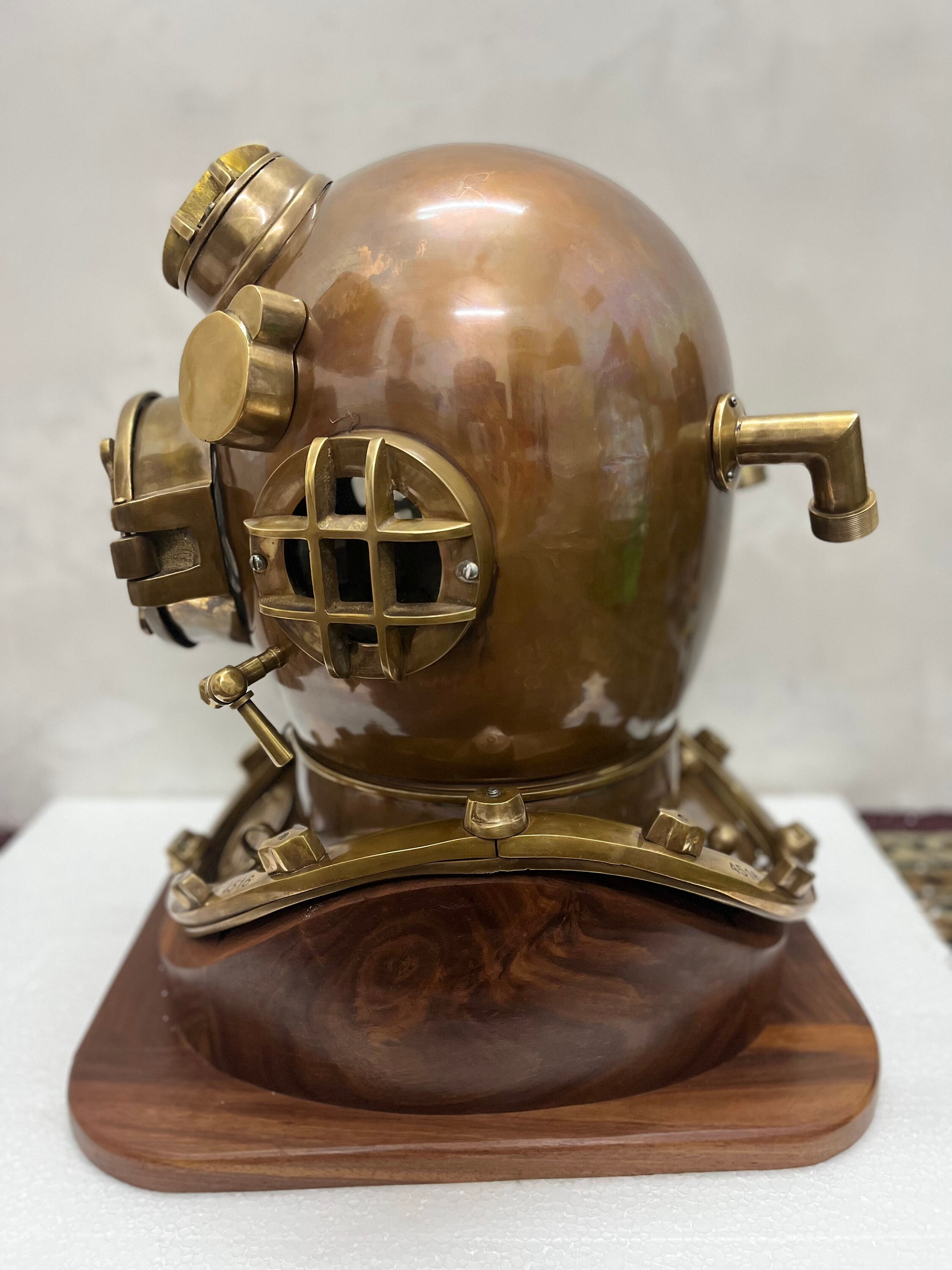 Marine Scuba Divers Deep Sea US Navy Mark V Brown Diving Helmet Replica ...