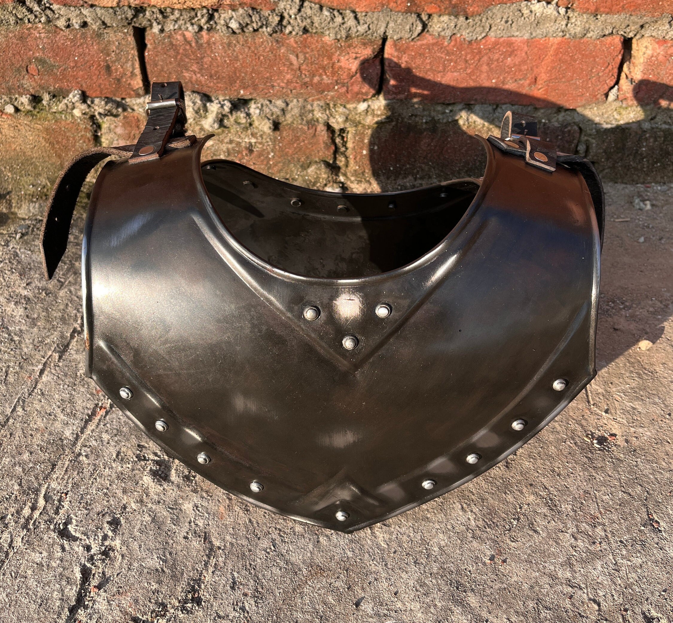 Medieval Gorget Neck Plate Armor Adjustable Both Front & Back - Etsy