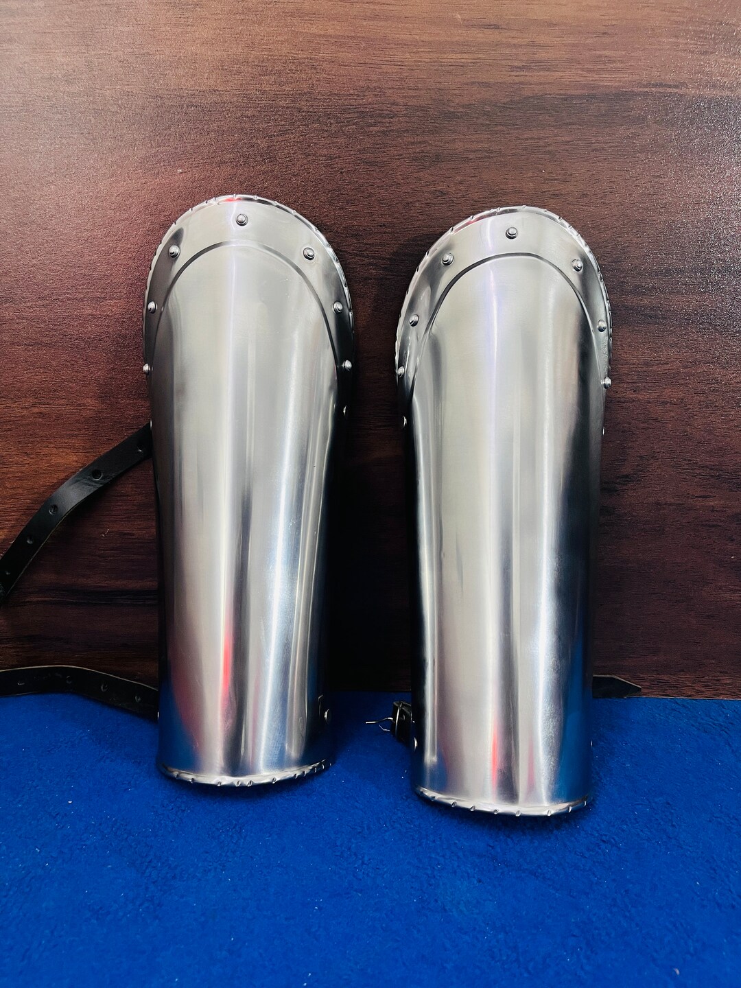 Medieval Ancient Leg Greaves Armor Knight Lower Steel Leg Guard ...