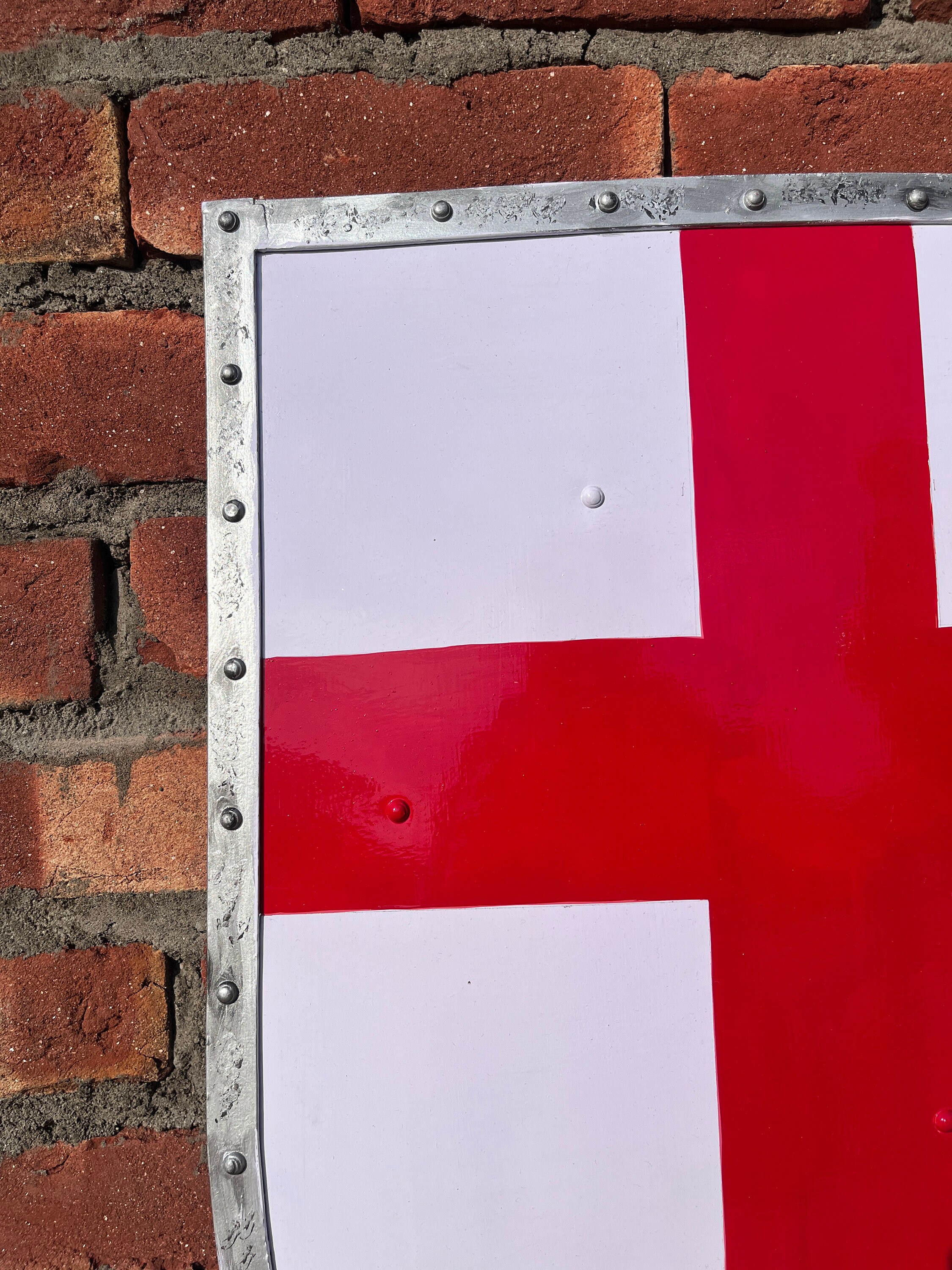 Medieval Knights Viking Templar Red Cross Shield Knightfall - Etsy