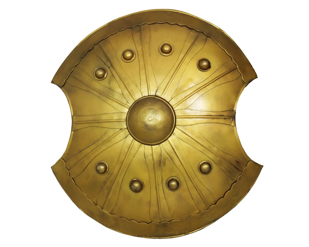 Handcrafted Trojan War Shield, Greek Soldier Costume, 24" Steel - Etsy