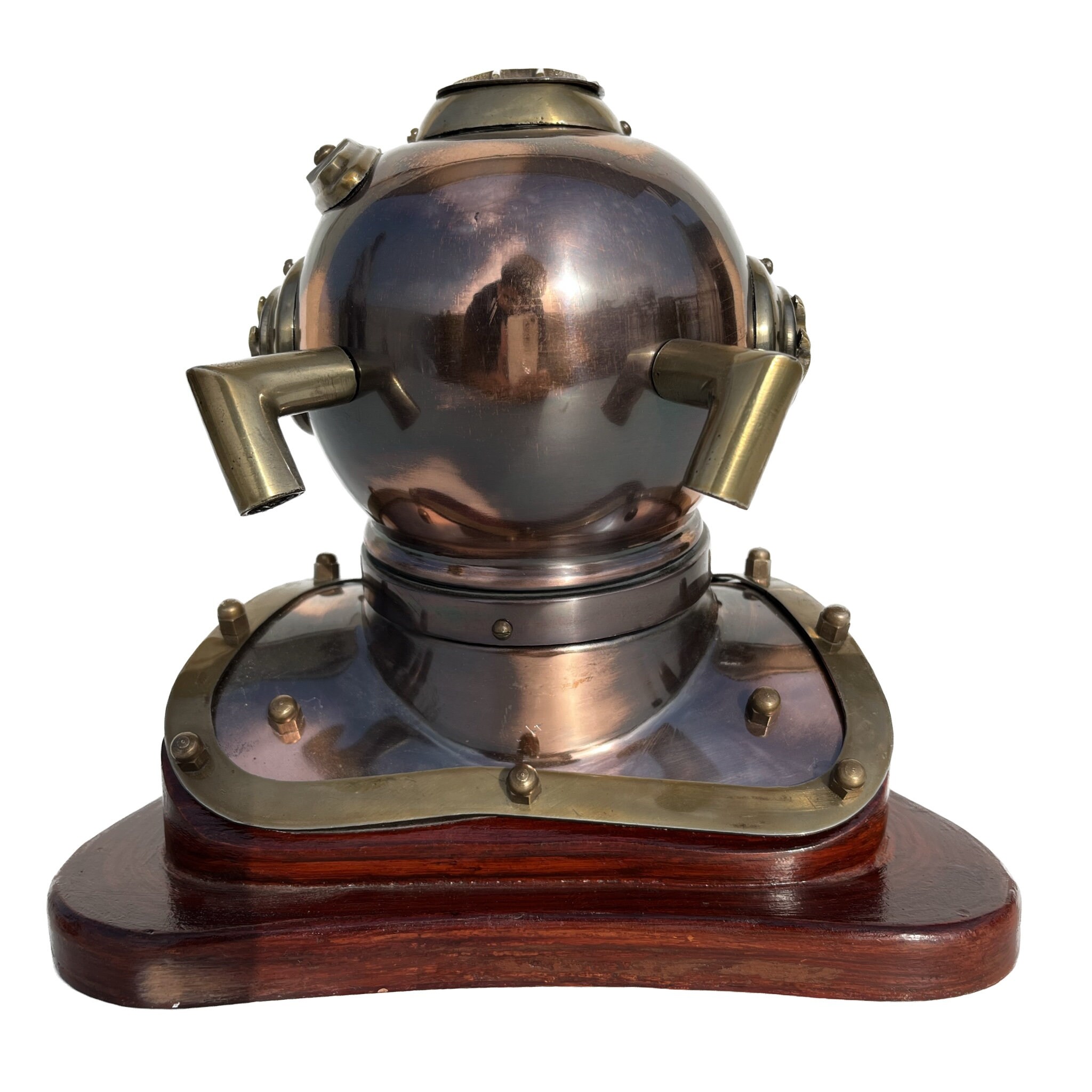 Marine Scuba Divers Helmet Solid Steel & Brass Diving Helmet Miniature ...