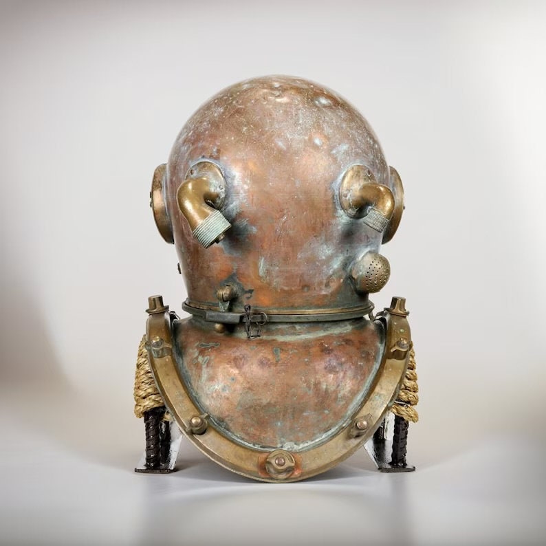 Rare Scuba Diving Helmet for Collectible Item US Navy 1944 Miller Dunn ...