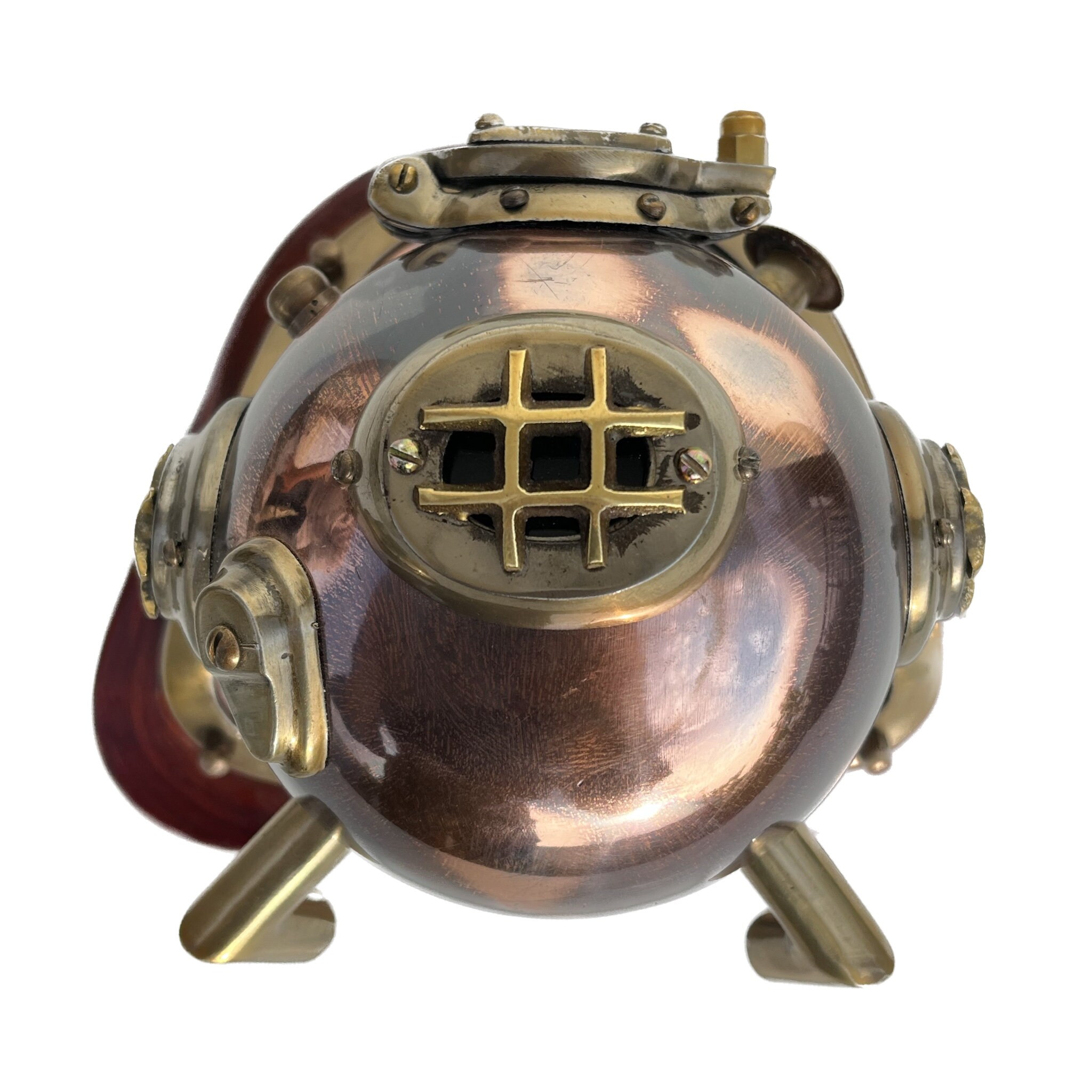 Marine Scuba Divers Helmet Solid Steel & Brass Diving Helmet Miniature ...
