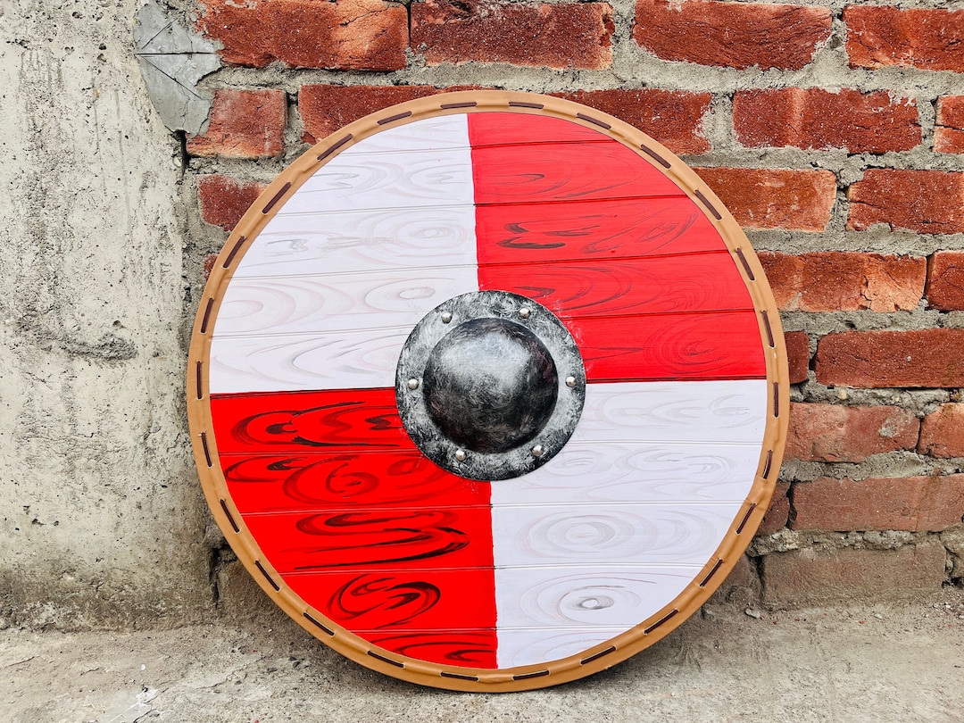 Handmade Viking Shield ~ Wooden Viking Shield ~ Warrior Shield Ancient ...