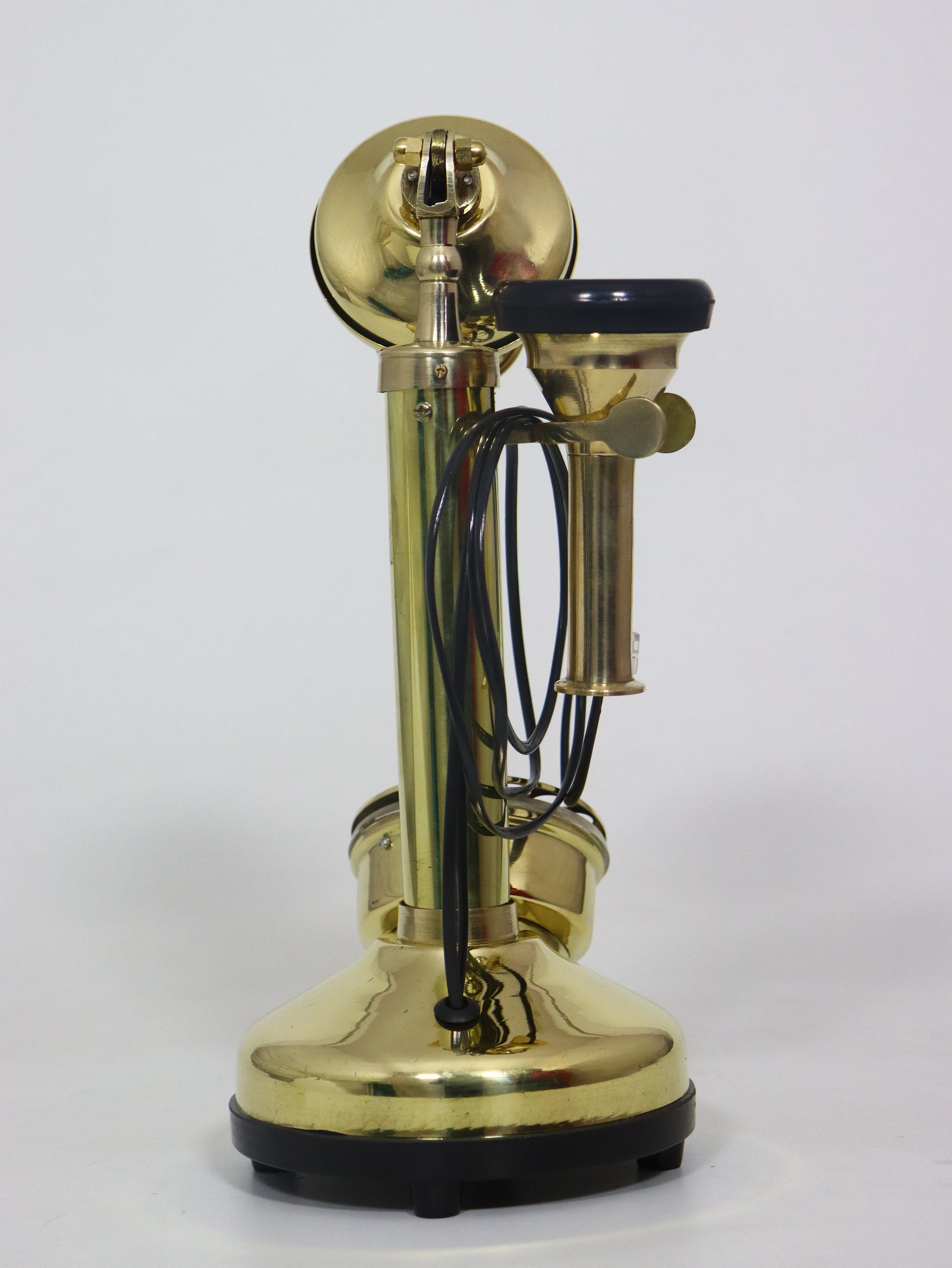 Brass Candlestick Telephone - 1920's Style Vintage Reproduction ...