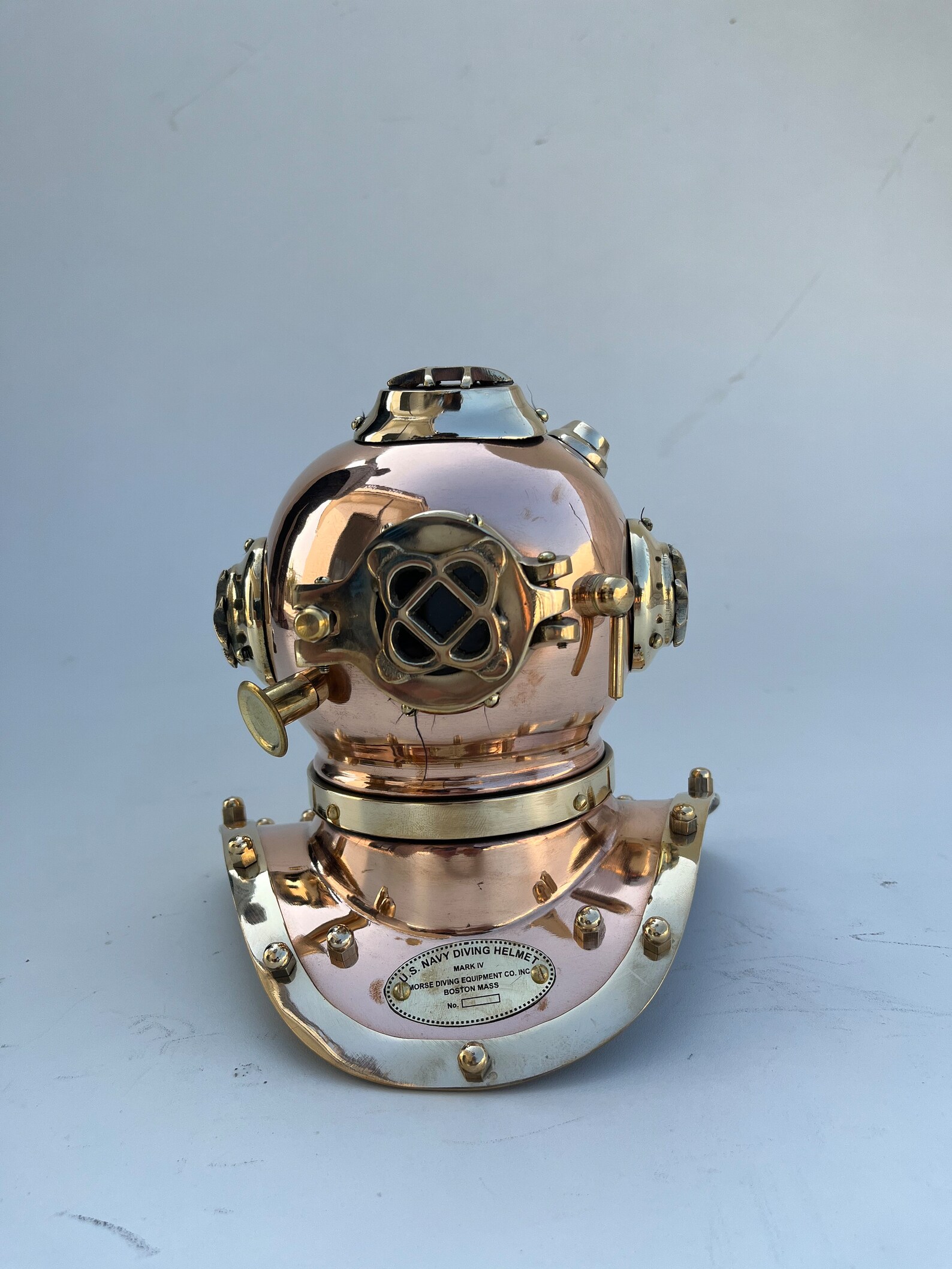 Copper Brass Scubadivers Diving Helmet Replica Miniature US Navy Helmet ...