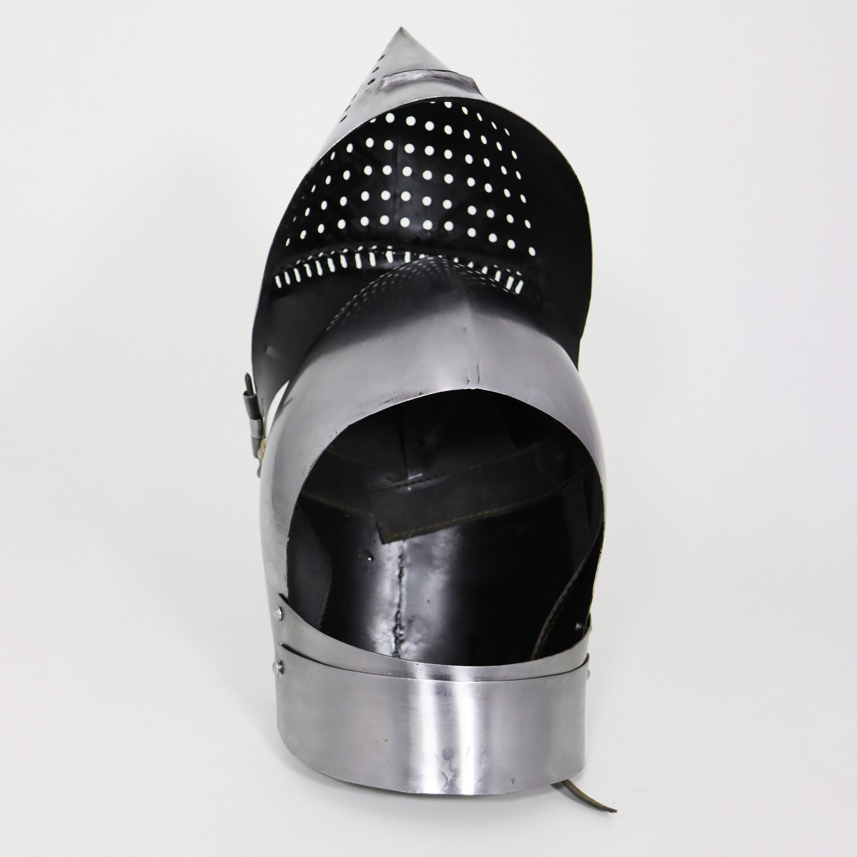 Medieval Pigface Fully Functional - 20 Gauge Steel Head Armor - Battle ...