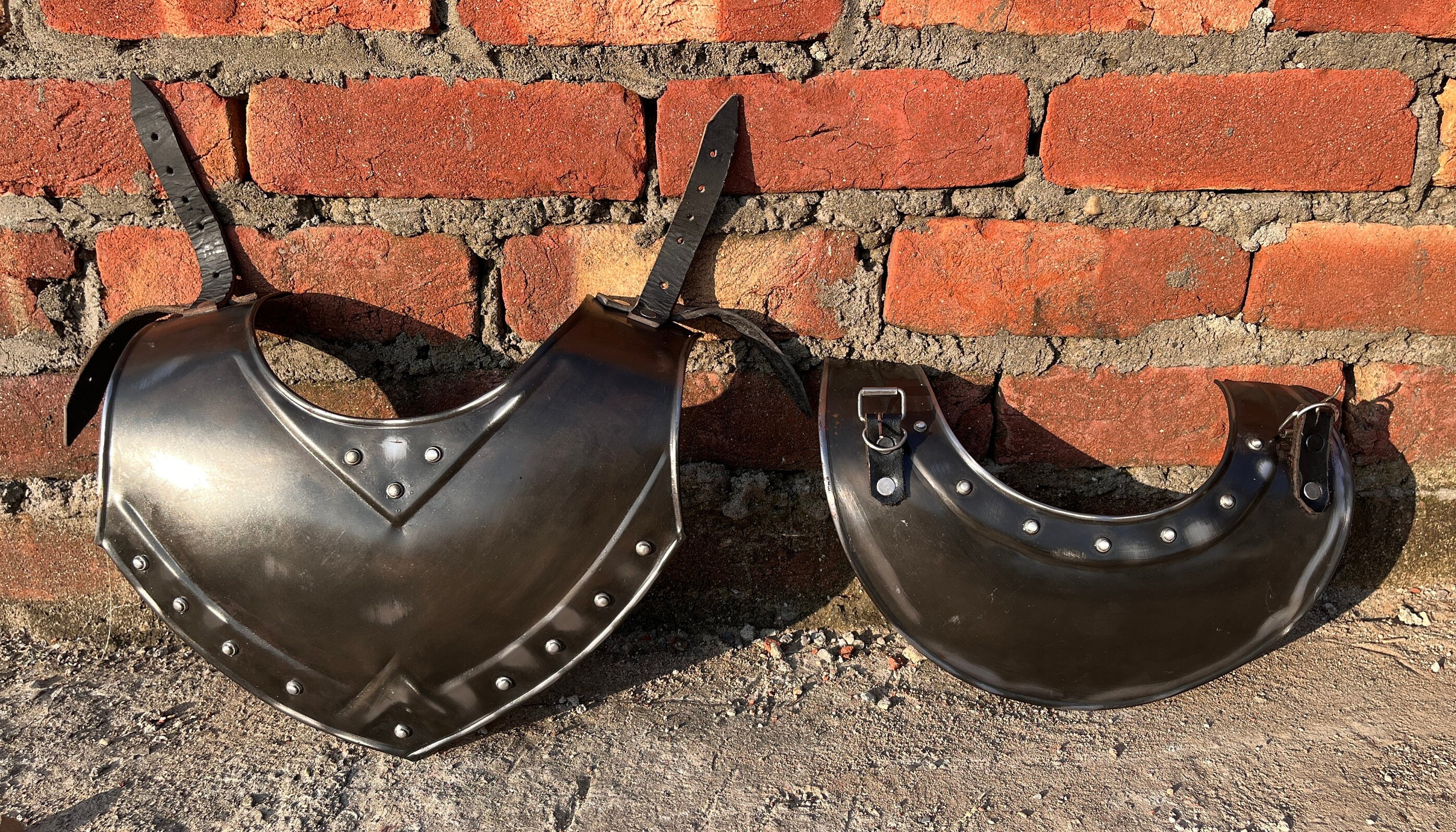 Medieval Gorget Neck Plate Armor Adjustable Both Front & Back - Etsy