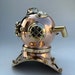 Copper Brass Scubadivers Diving Helmet Replica Miniature US Navy Helmet ...