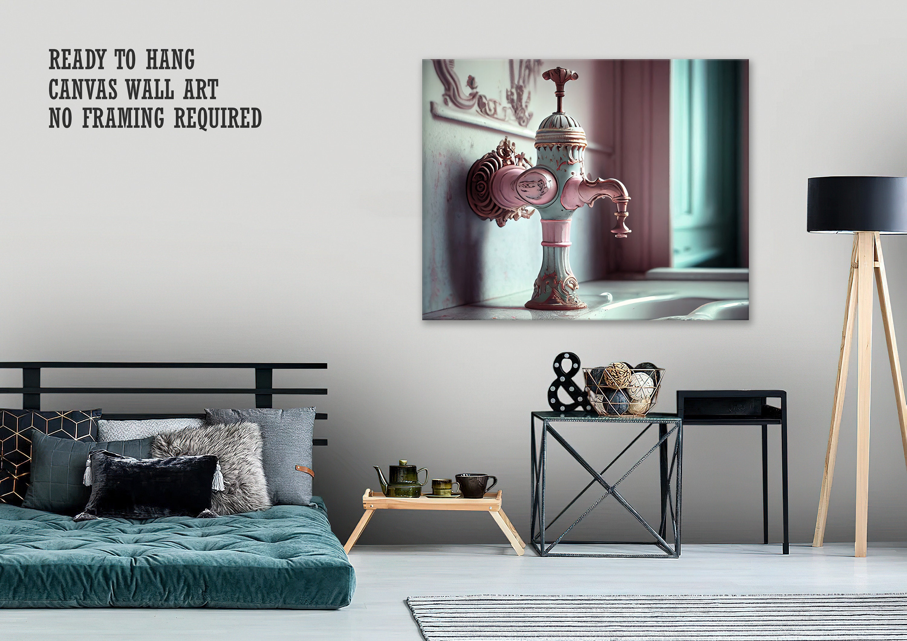 Shabby Chic Rococo Faucet Poster Print or Canvas Vintage - Etsy