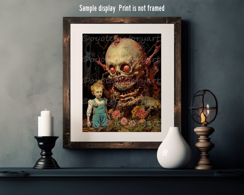 Horror Surreal Disturbing Illustration Poster Print or Canvas - Etsy