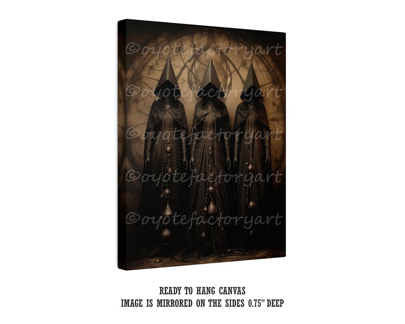 Macabre Sabbath Gothic Witches Poster Print or Canvas, Occult Dark ...