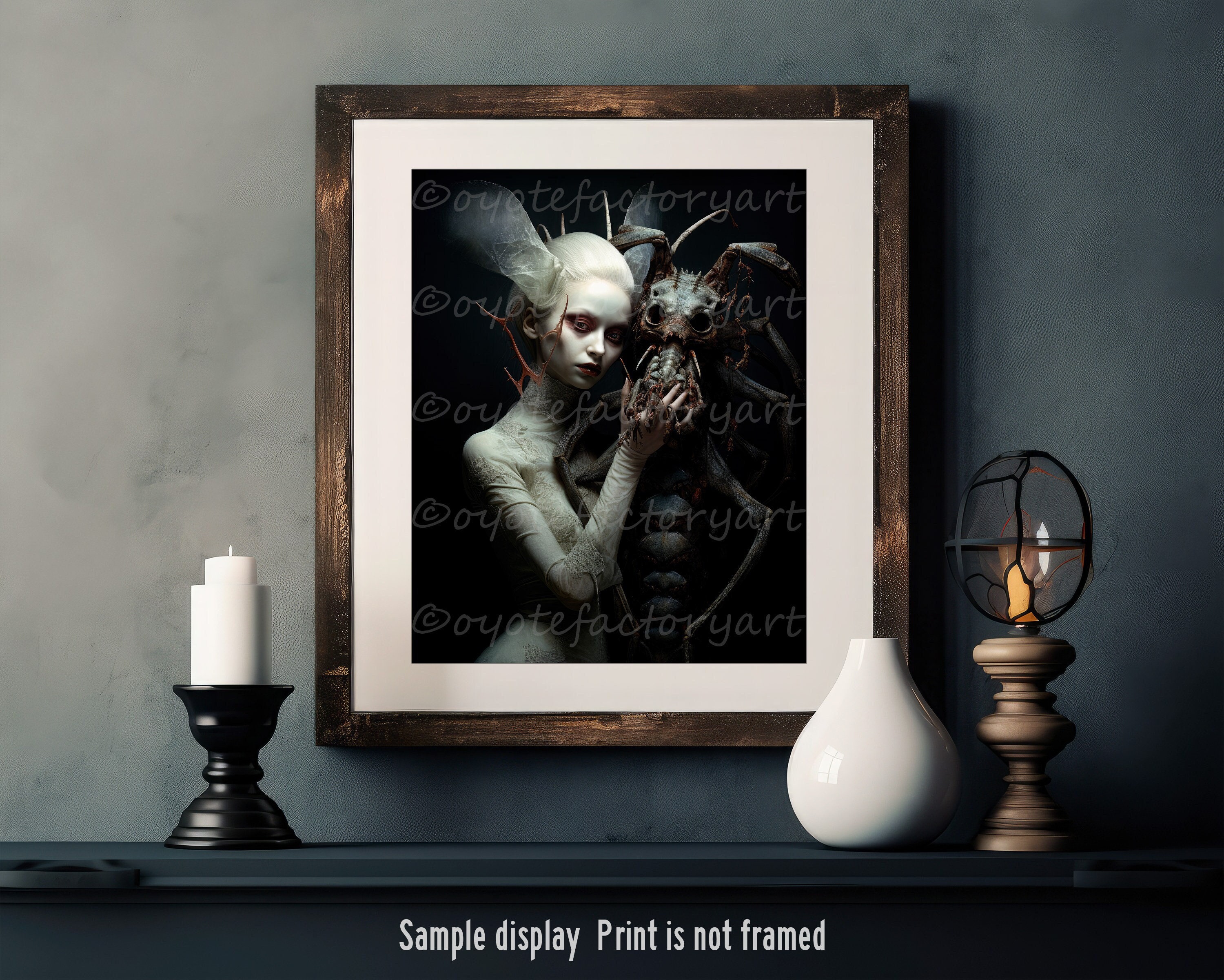 Disturbing Beauty Art Beautiful Weird Horror Girl Woman With - Etsy